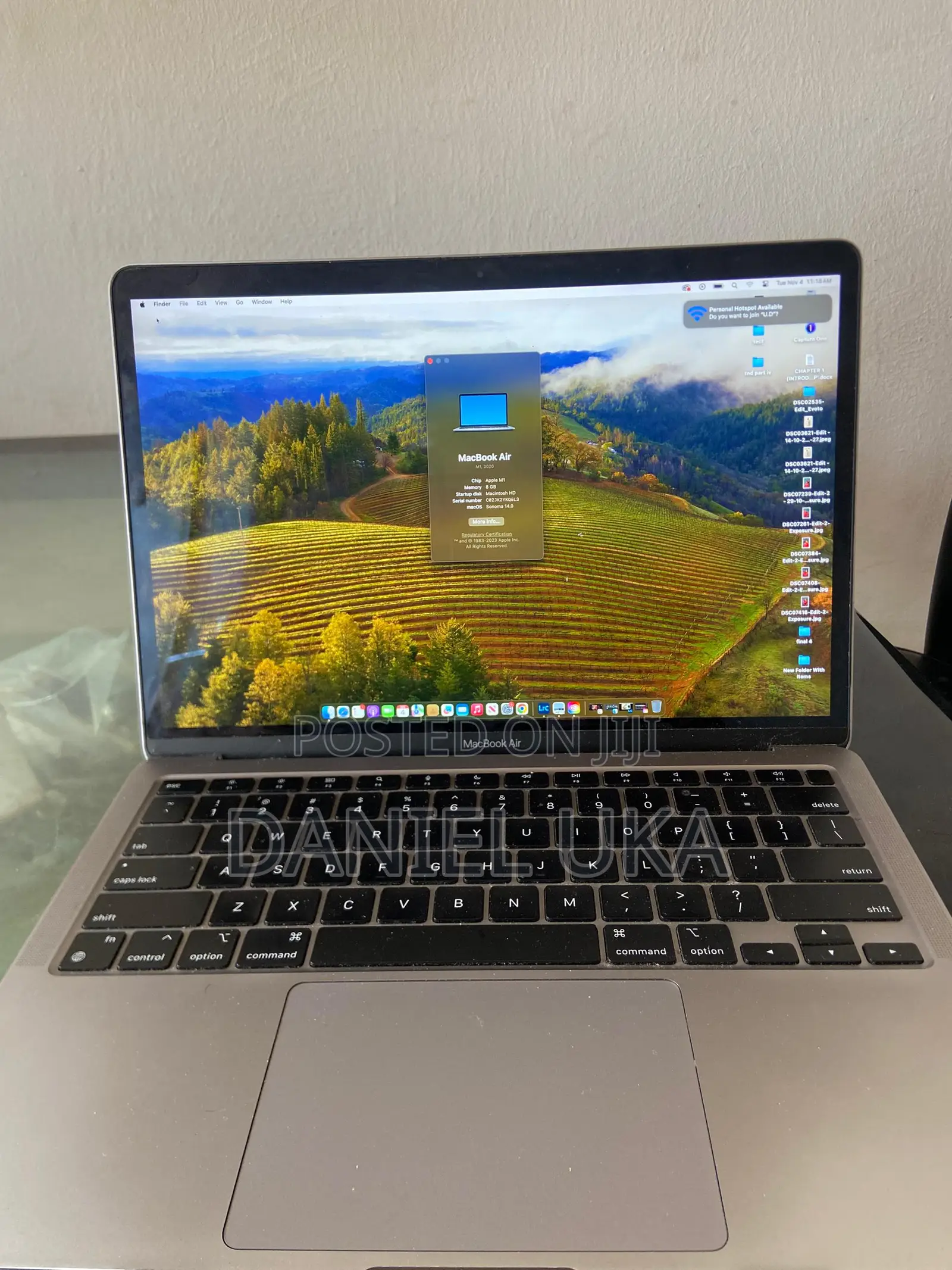 Laptop Apple MacBook Air 2020 M1 8GB Intel Core M SSD 128GB in Ikeja ...