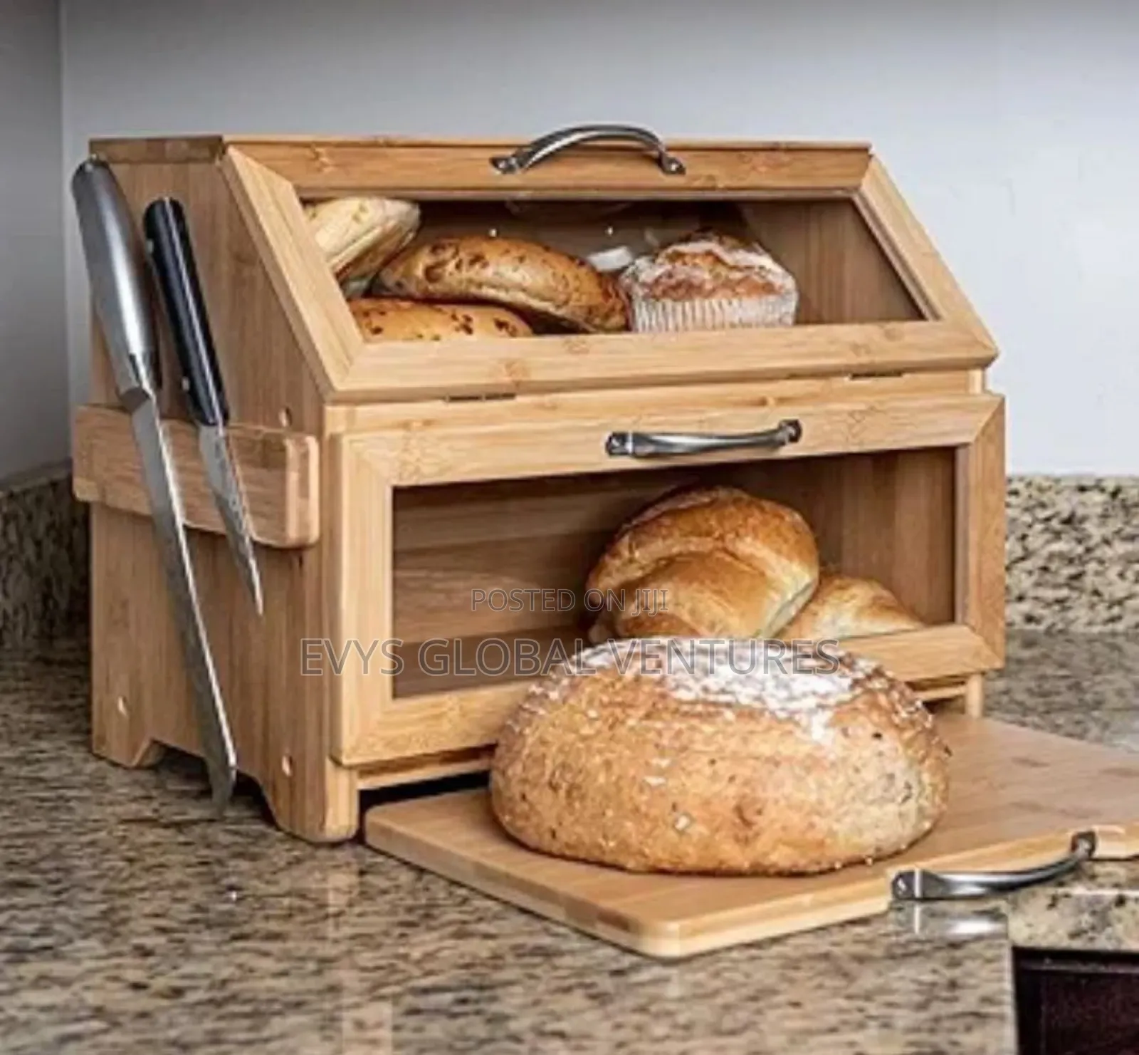 Wooden Bread Box in Lagos Island (Eko) - Kitchenware & Cookware, Evys ...