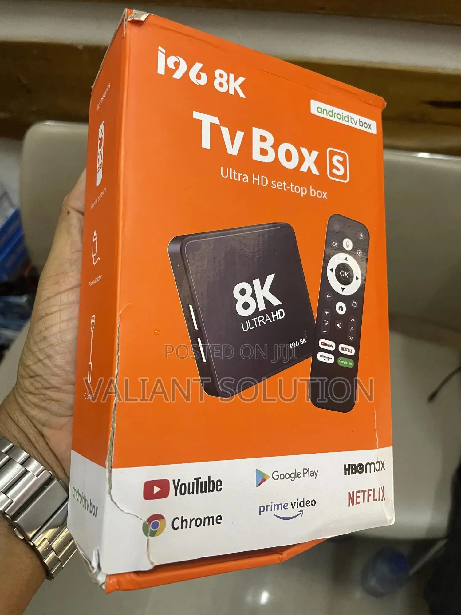 Android Tv Box for sale - valiant SOLUTION Price: ₦ 55,000 on Jiji.ng [Ojo]