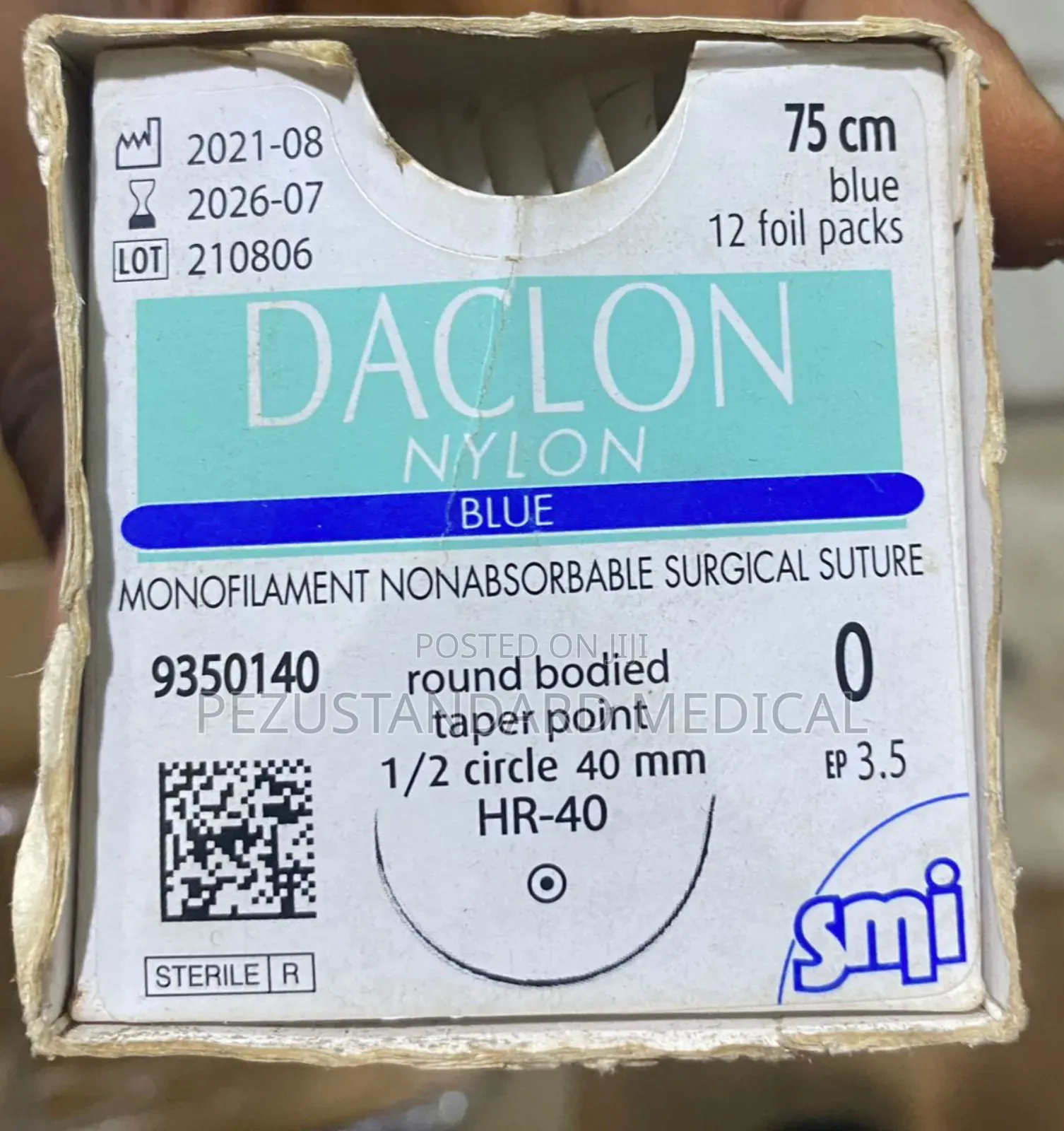 Smi Brand - Nylon Sutures for sale - PEZUSTANDARD MEDICAL Price: ₦ ...