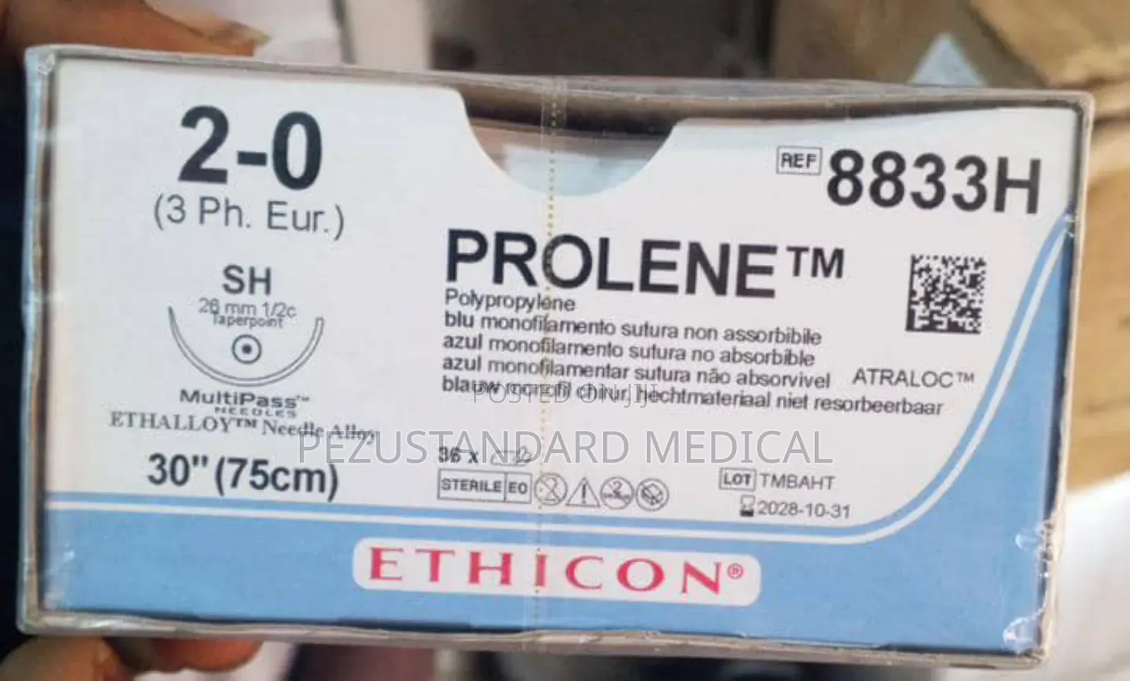 Ethicon - Prolene Sutures in Lagos Island (Eko) - Medical Equipment ...
