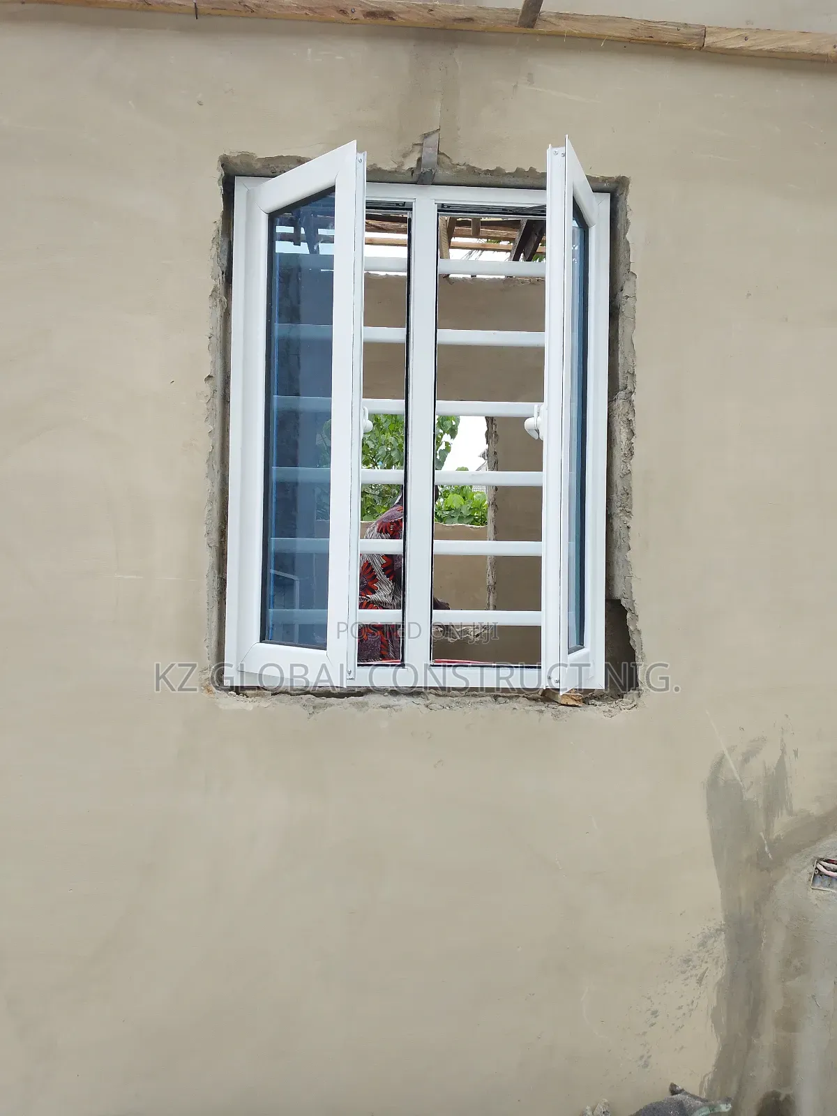 Aluminum Casement Window With Inner Burglary And Inner Net in Ikorodu ...