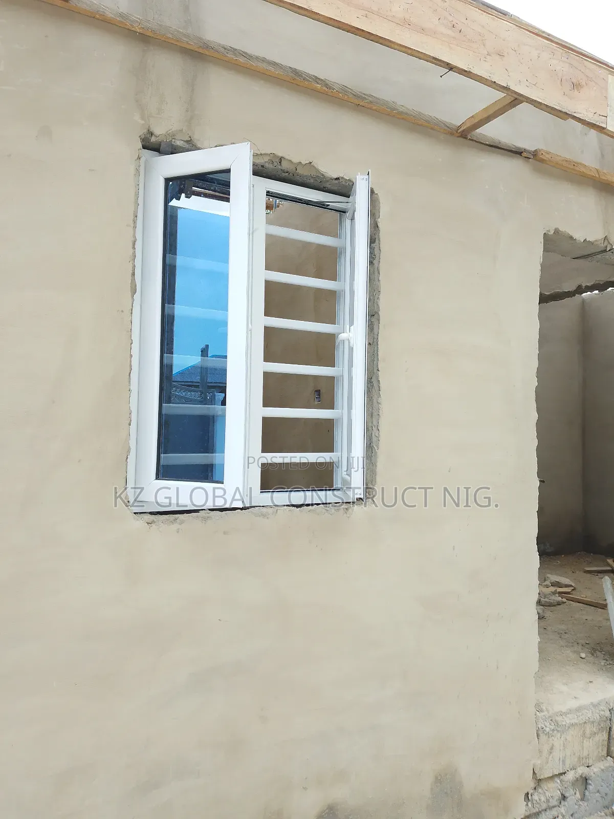 Aluminum Casement Window With Inner Burglary And Inner Net for sale ...