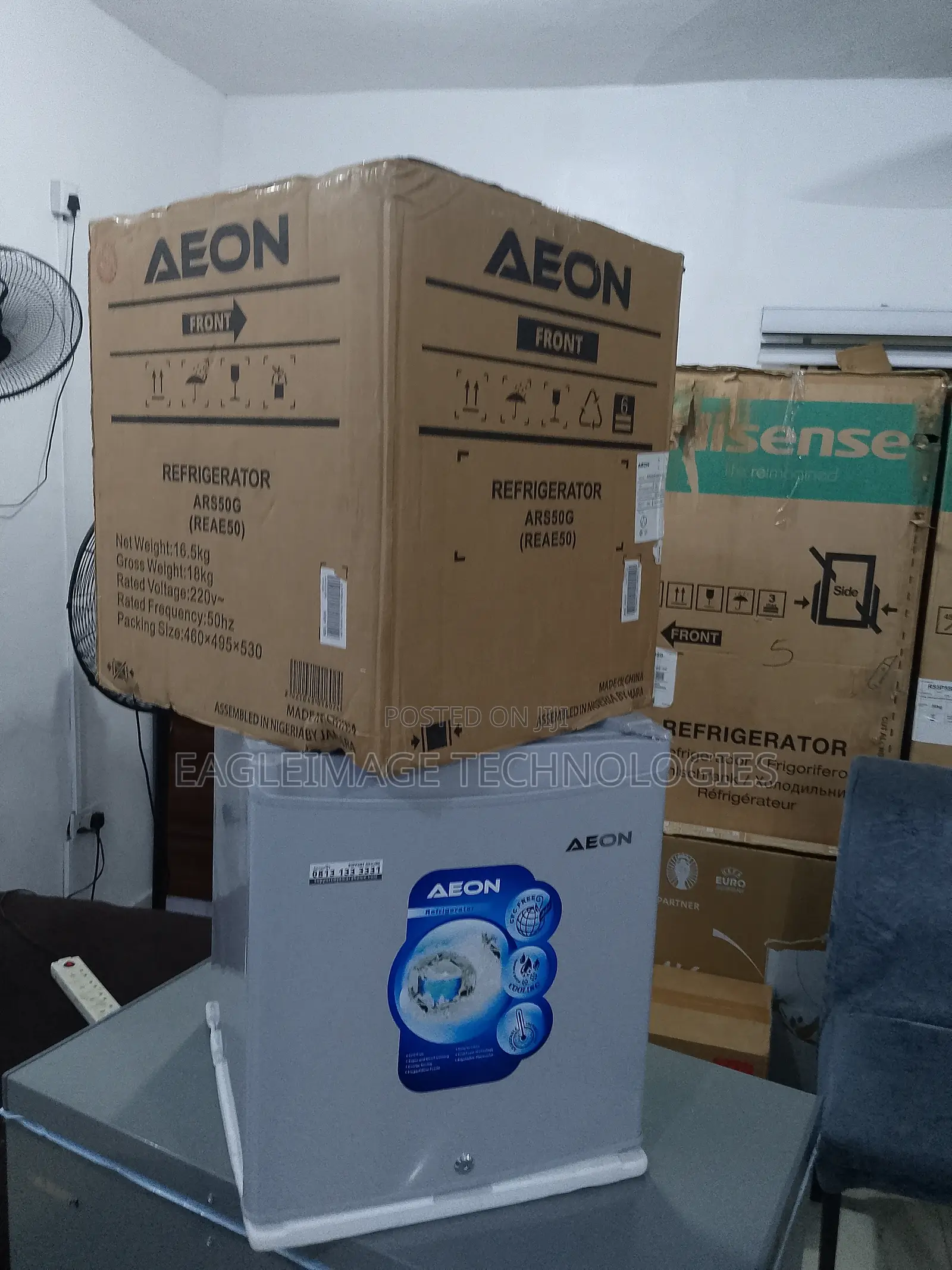 Brand New Aeon 50l Mini Refrigerator – Silver Color in Victoria Island ...
