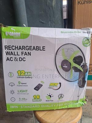 Iwin Energy 16-inch Ac/Dc Rechargeable Wall Fan (Solar). in Ojo - Home ...