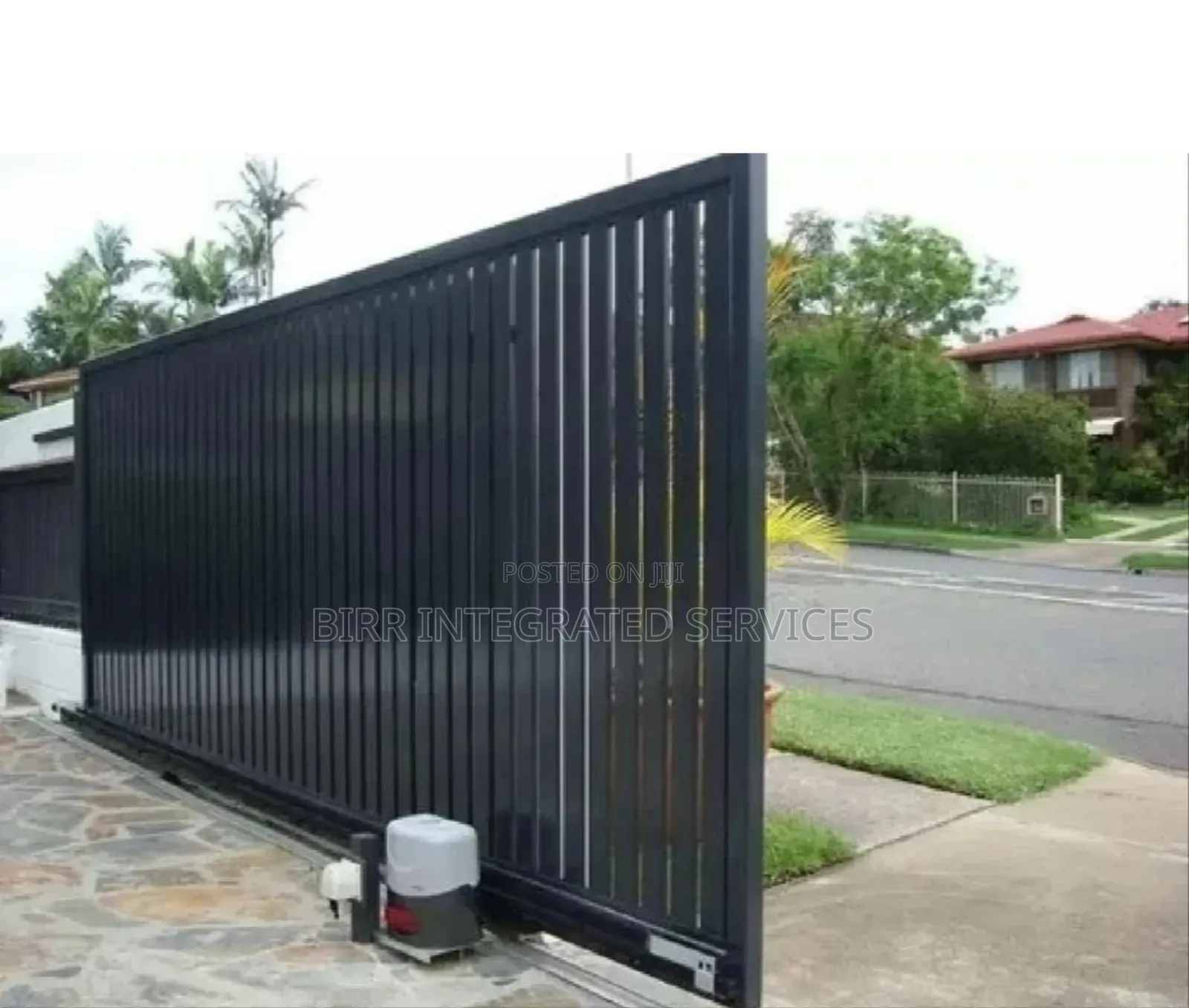 Remote Gate , Automatic Gate in Central Business District - Building ...
