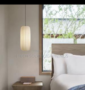 Luxury Modern Led Bedroom While Silk Pendant Drop Light in Ojo ...