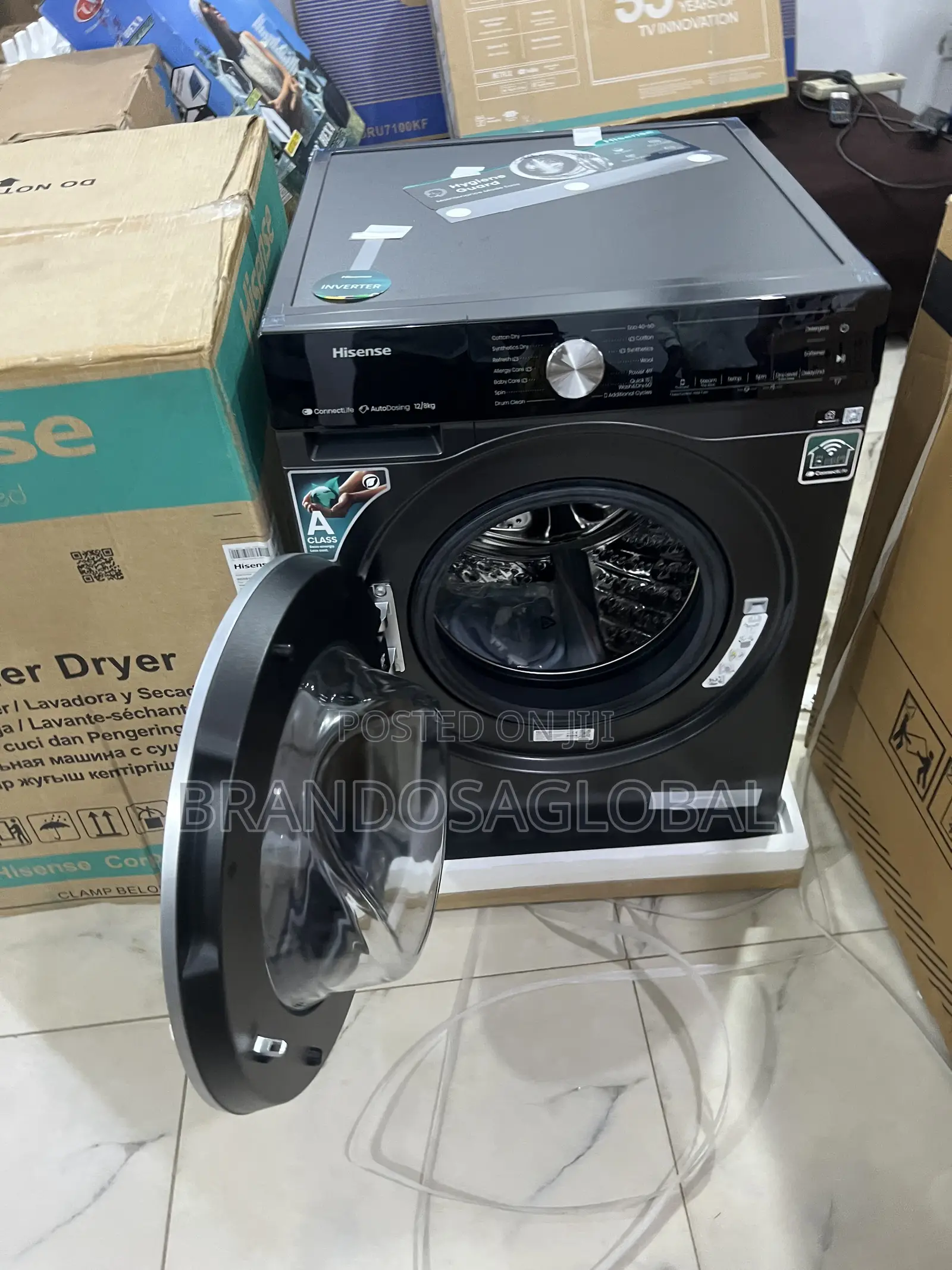 Hisense 12kg Front Load (Wash Dry) Washing Machine in Abule Egba - Home ...