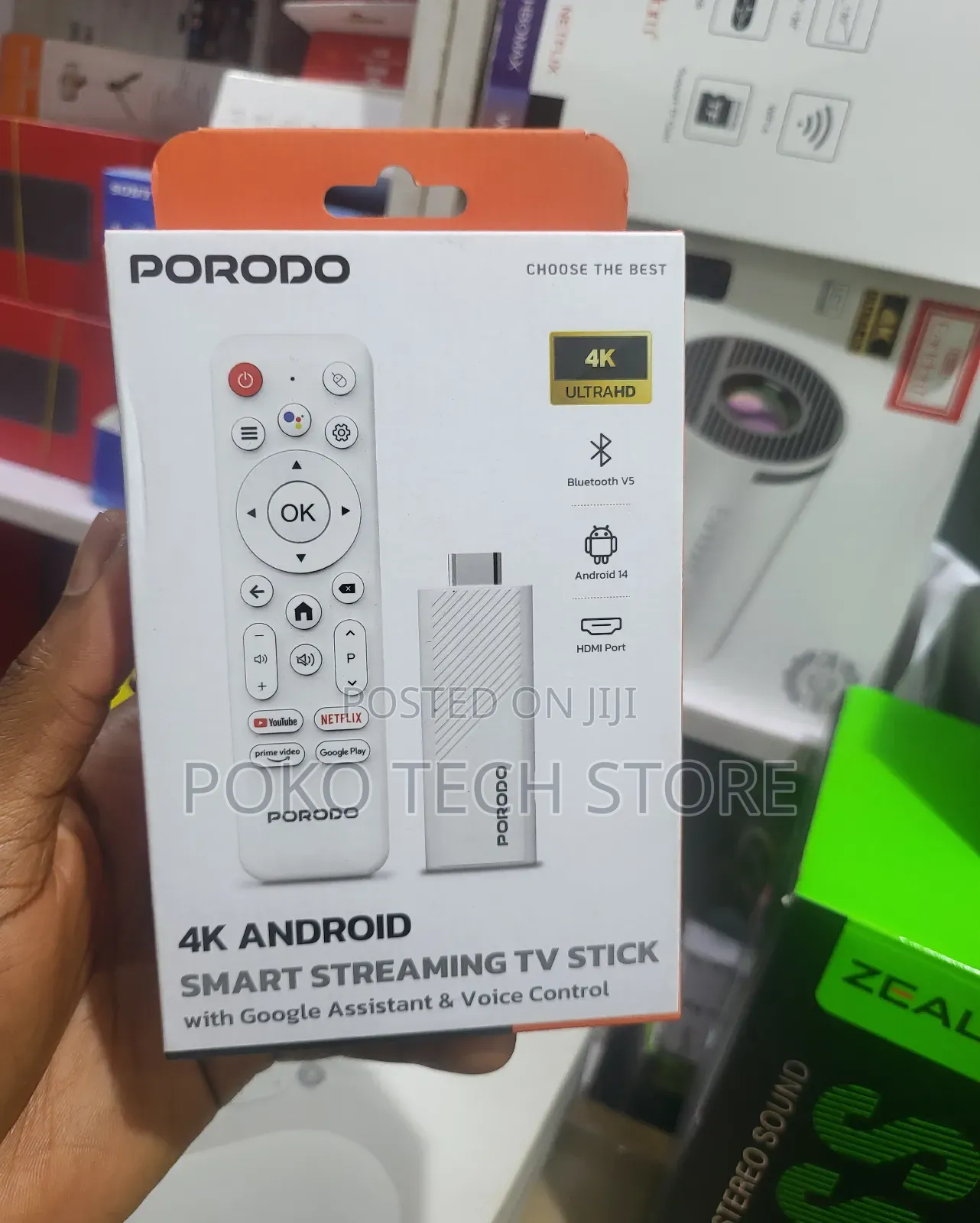 Porodo Smart Andriod Tv Stick in Ikeja - TV & DVD Equipment, Ugochukwu ...