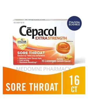 Cepacol Extra Strength Sore Throat Lozenges Honey Lemon – 16 Count in ...