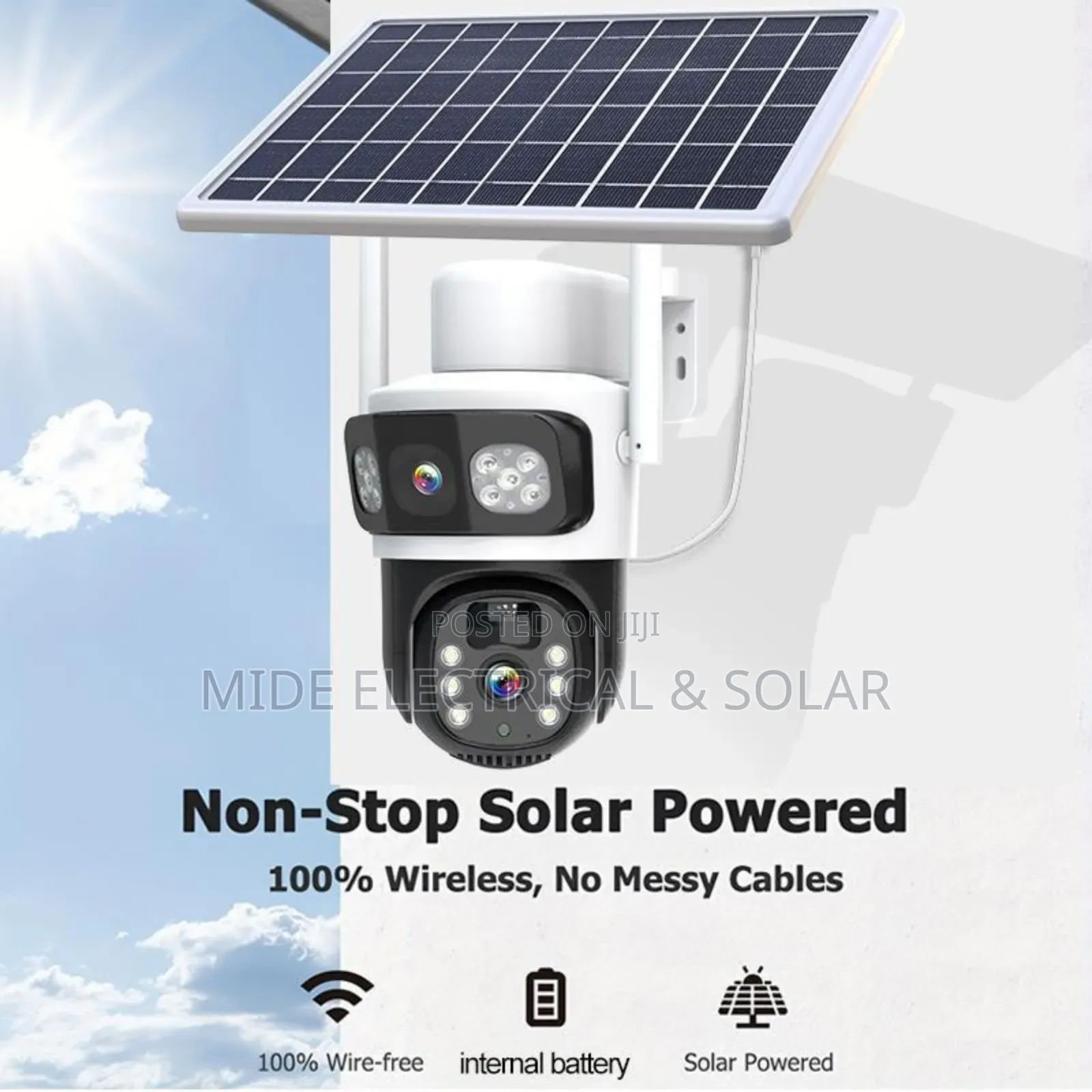 Dual Lens Solar Camera in Ojo - Home Appliances, Mide Bikes Arena | Jiji.ng