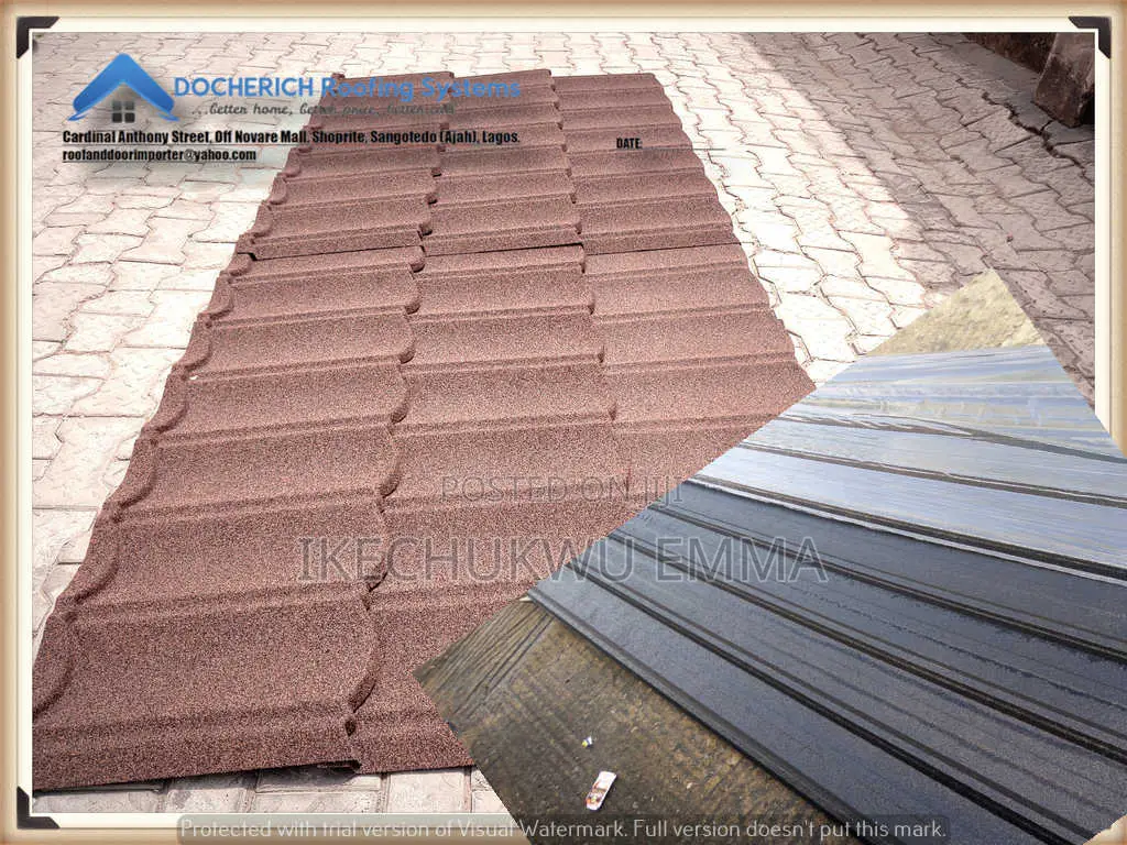 Long Span Stone Coated, Long Span Gerard Roof Sheets High Rib in ...