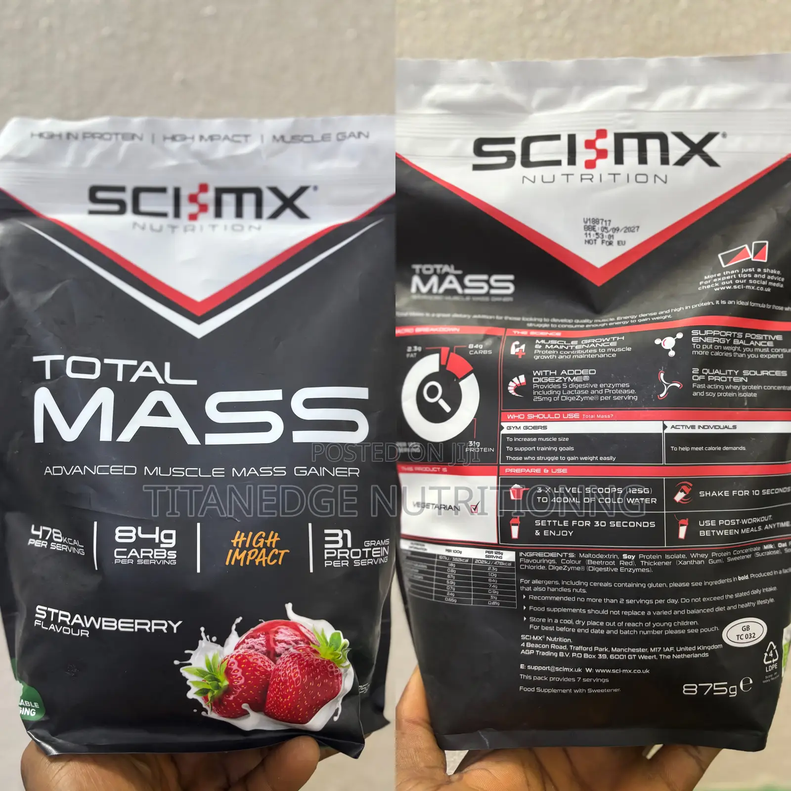 Sci-mx Mass/Weight Gainer, 1kg in Port-Harcourt - Vitamins & Supplements, Tubotein Horsfall ...