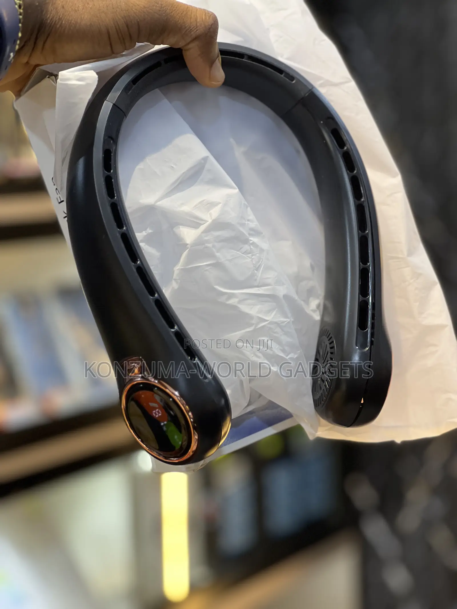 S65 Portable Neck Fan – Hands-Free Rechargeable Cooling - Konzuma-World ...