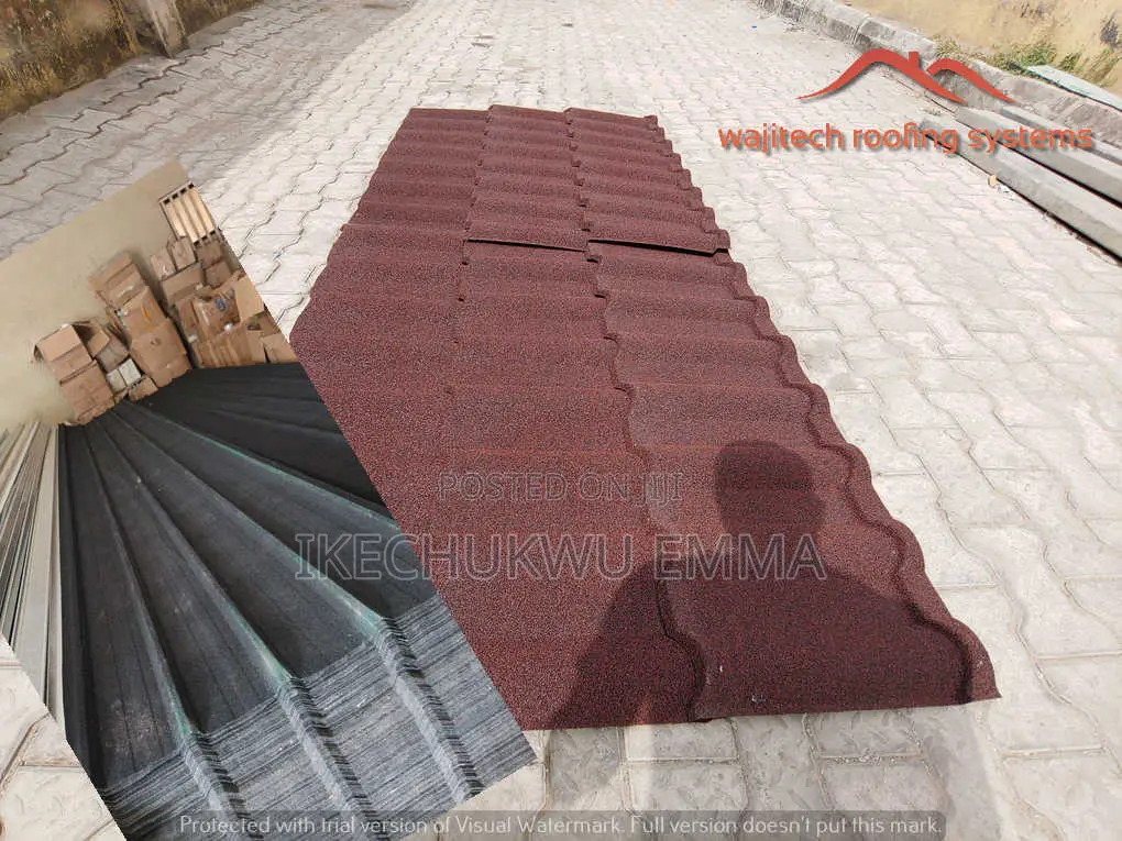 Aluminium Long Span Roofing With Stone Coated Roofing Sheet Gerrad in ...