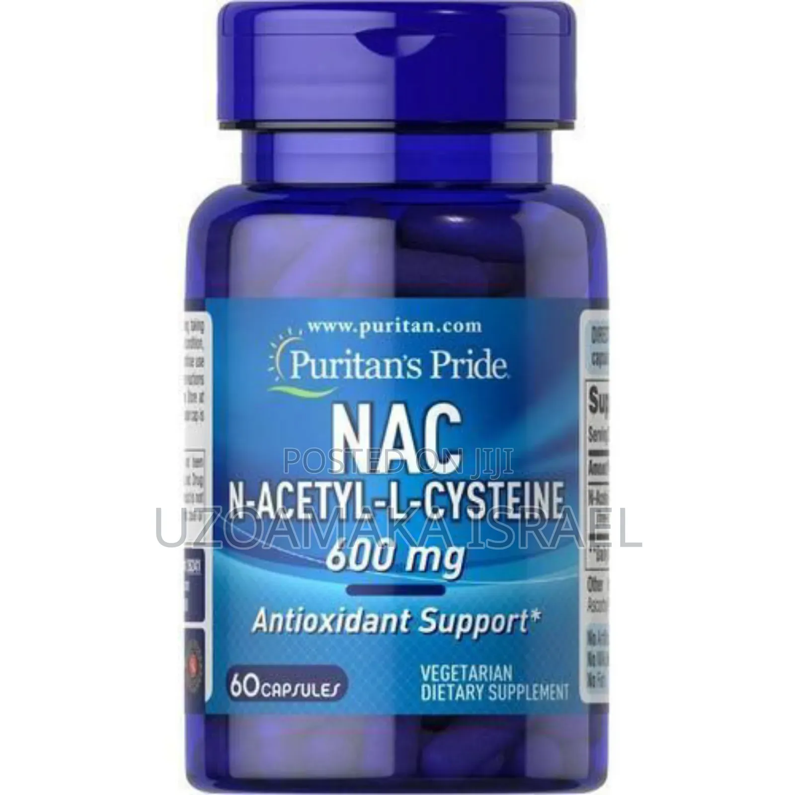 Puritan's Pride Nac N-Acetyl-L-Cysteine 699mg 60 Capsules. in Ojo ...