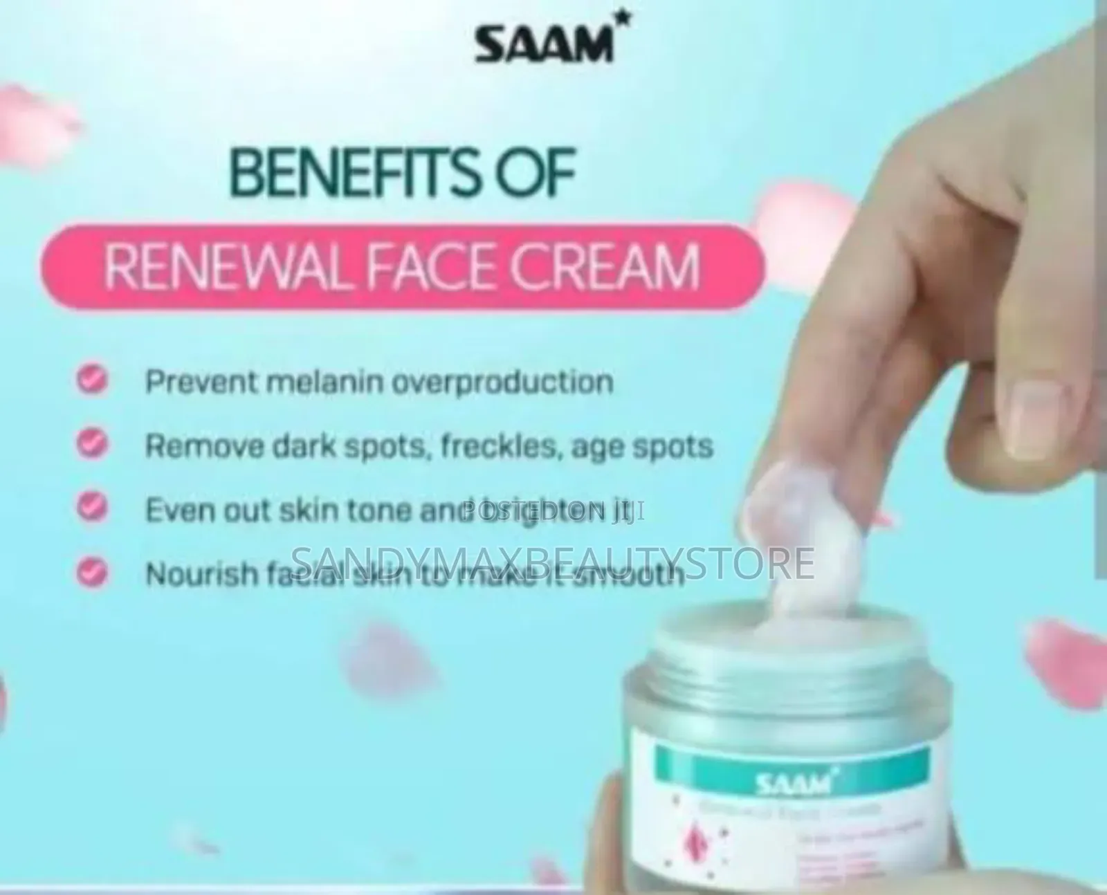 Saam Face Cream for sale - sandymaxbeautystore Price: ₦ 15,000 on Jiji ...