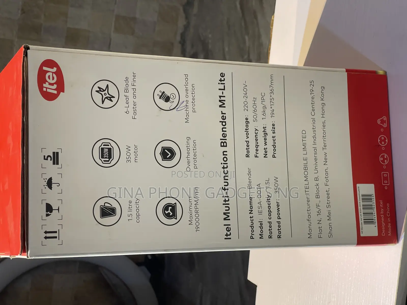 Blender M1-Lite (Itel) in Ojo - Kitchen Appliances, Gina Phone Gadgets ...