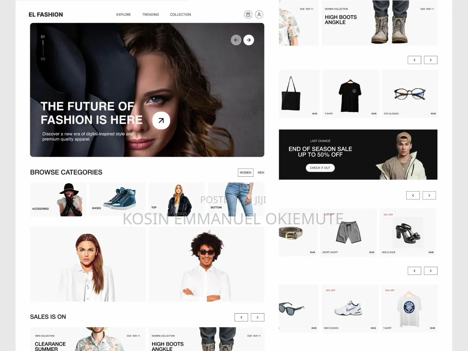 Website | Web App Ui/Ux Design in Ikeja - Computer & IT Services, Kosin ...
