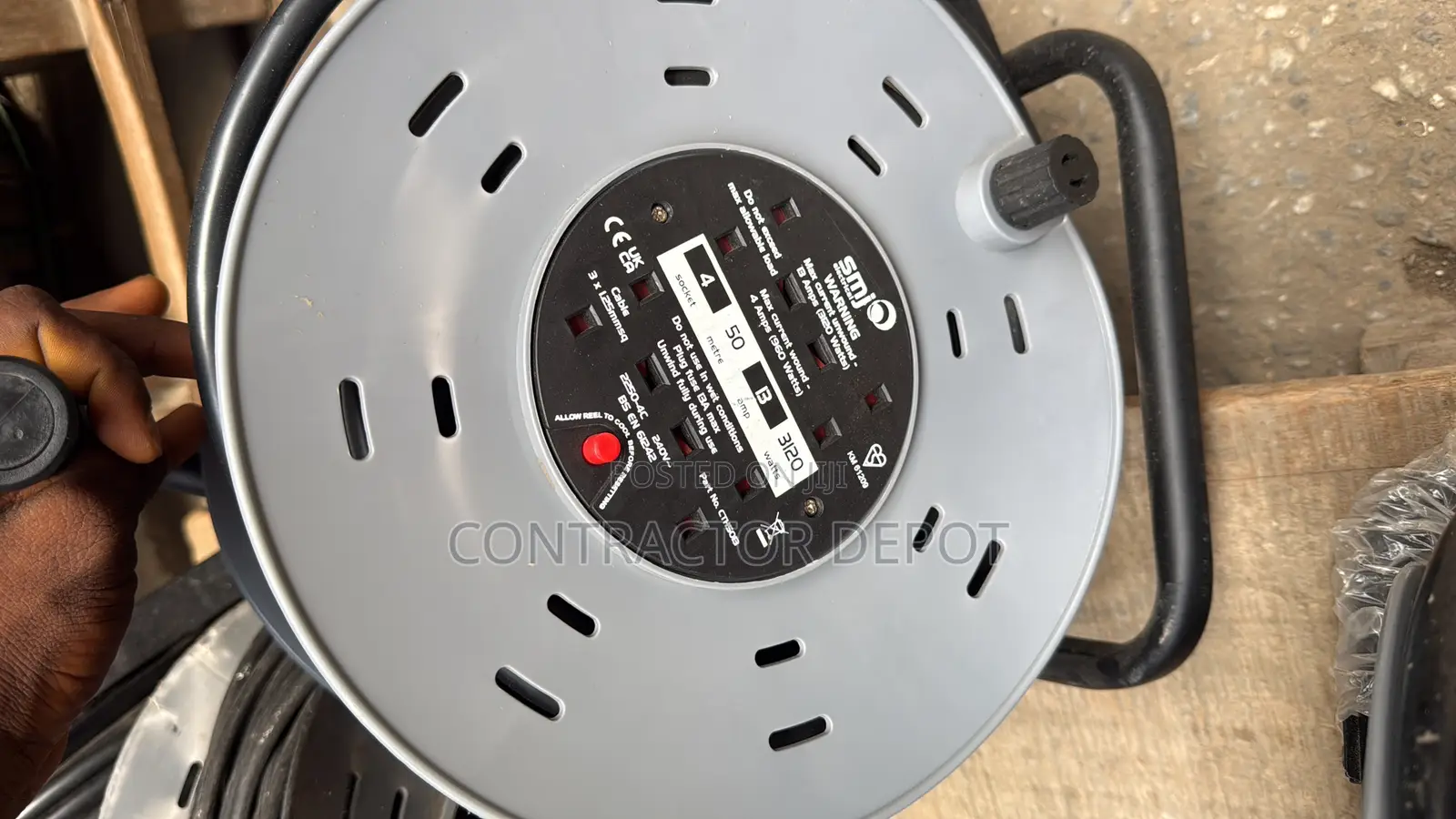 High Quality Turkey Extension Cable Reel 4 Socket for sale - Contractor ...