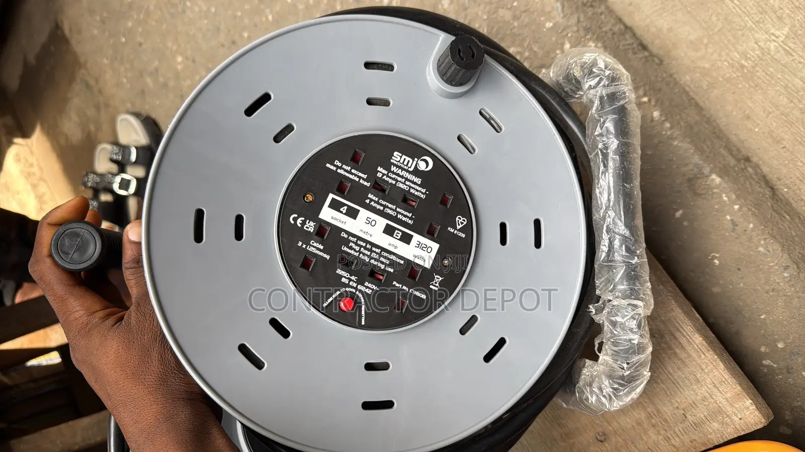 High Quality Turkey Extension Cable Reel 4 Socket for sale - Contractor ...
