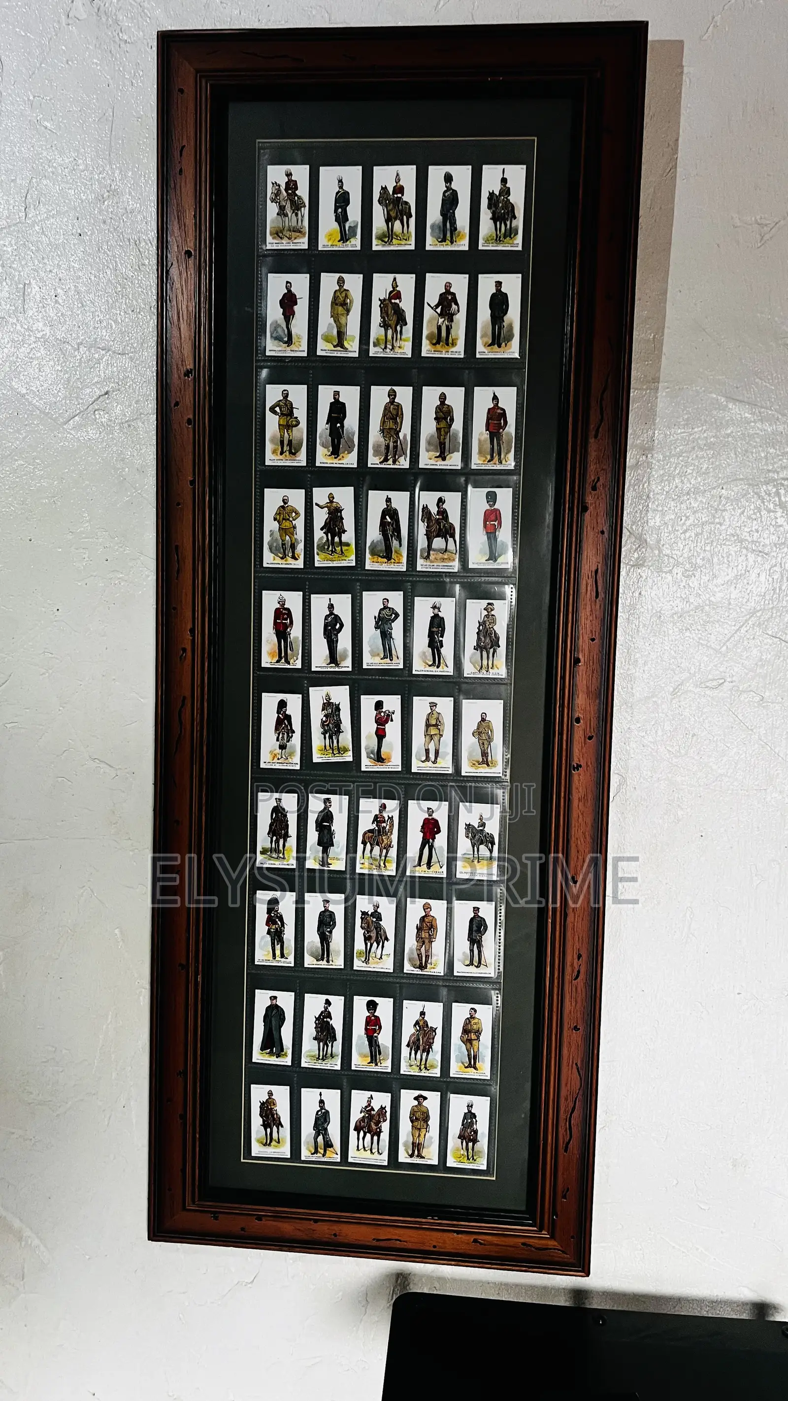 Players Vintage Military Cigarette Cards,Framed.From 1557 to 1939 in ...