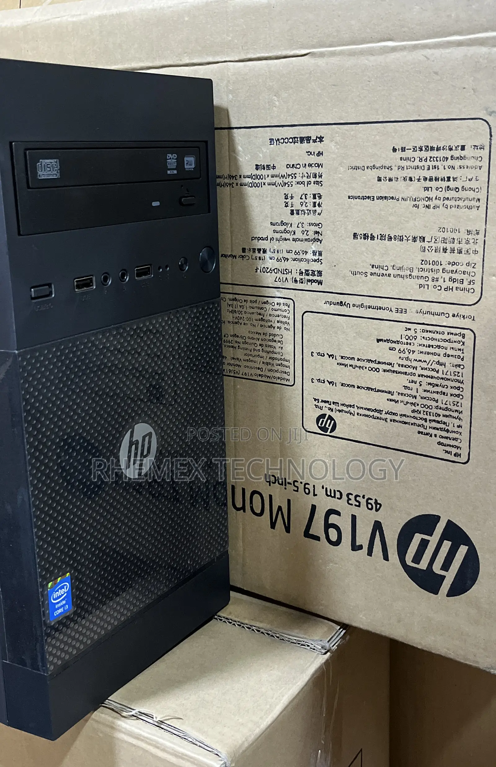 New Desktop Computer HP 8GB Intel Core I3 HDD 1T in Ajah - Laptops ...