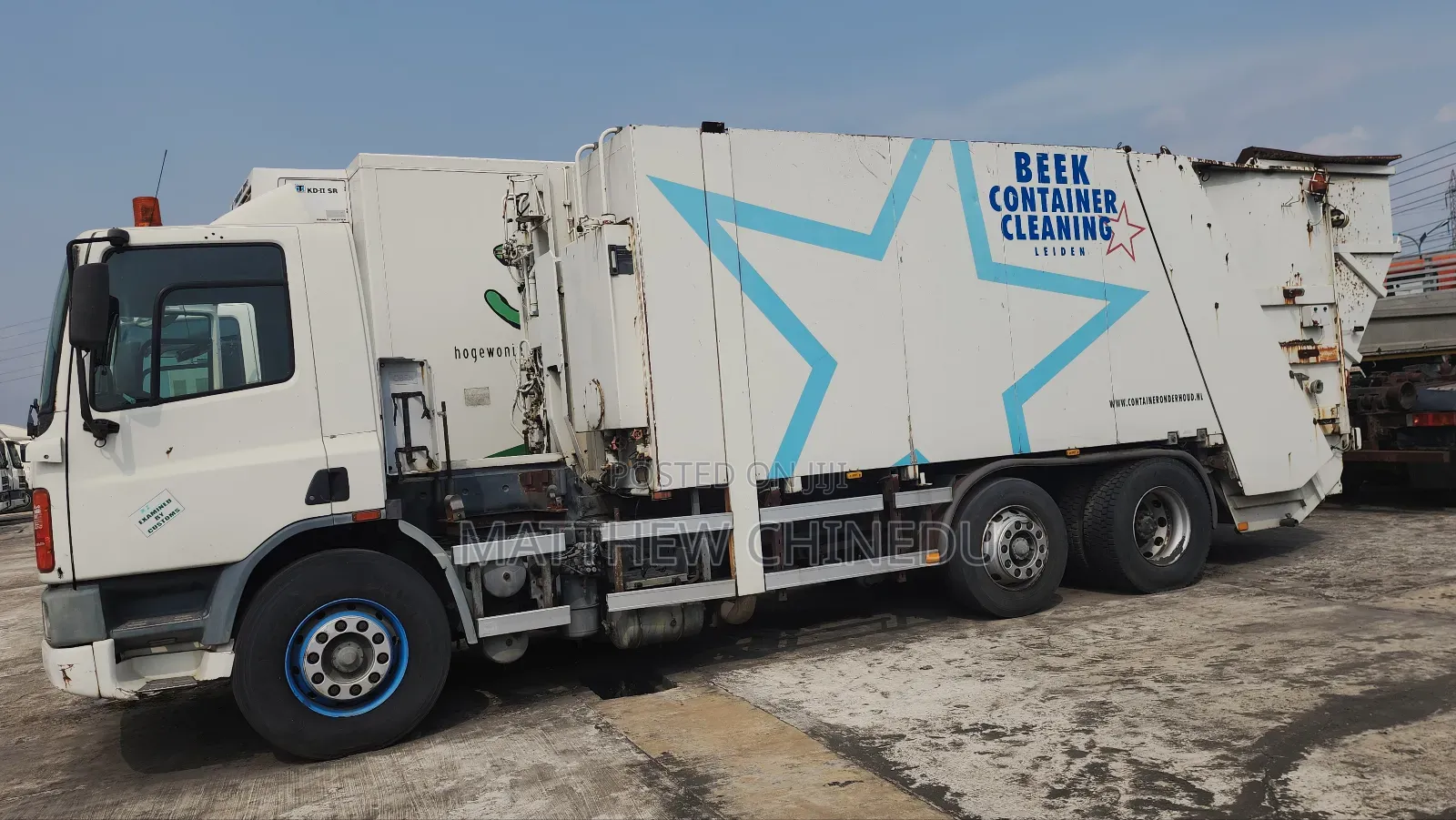 Super Clean Foreign Used Daf 75 Cf Garbage Compactor Truck in Amuwo ...