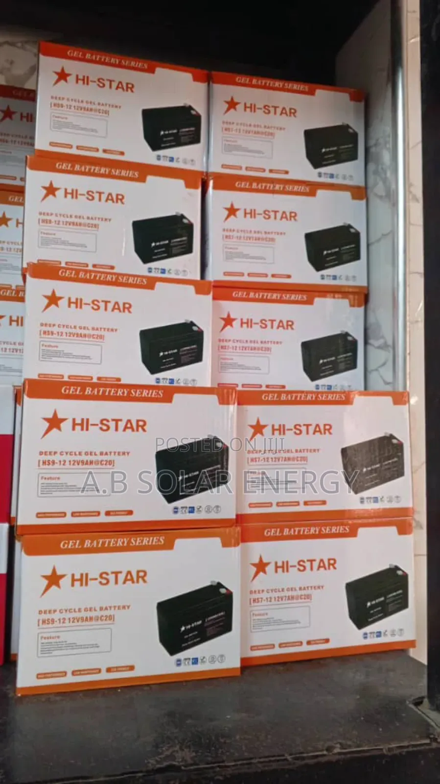 9ah Hi Star Solar Dry Cell Battery in Akure - Electrical Equipment, A.b ...