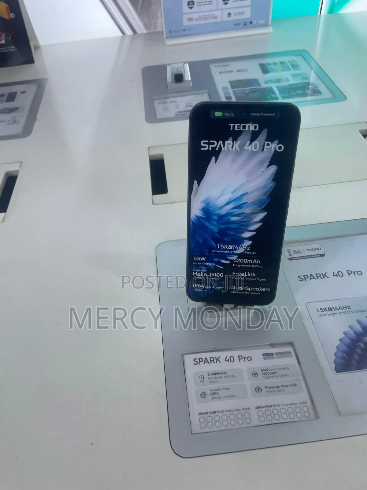 Techno Spark 40 Pro in Fagge - Other Services, Mercy Monday | Jiji.ng