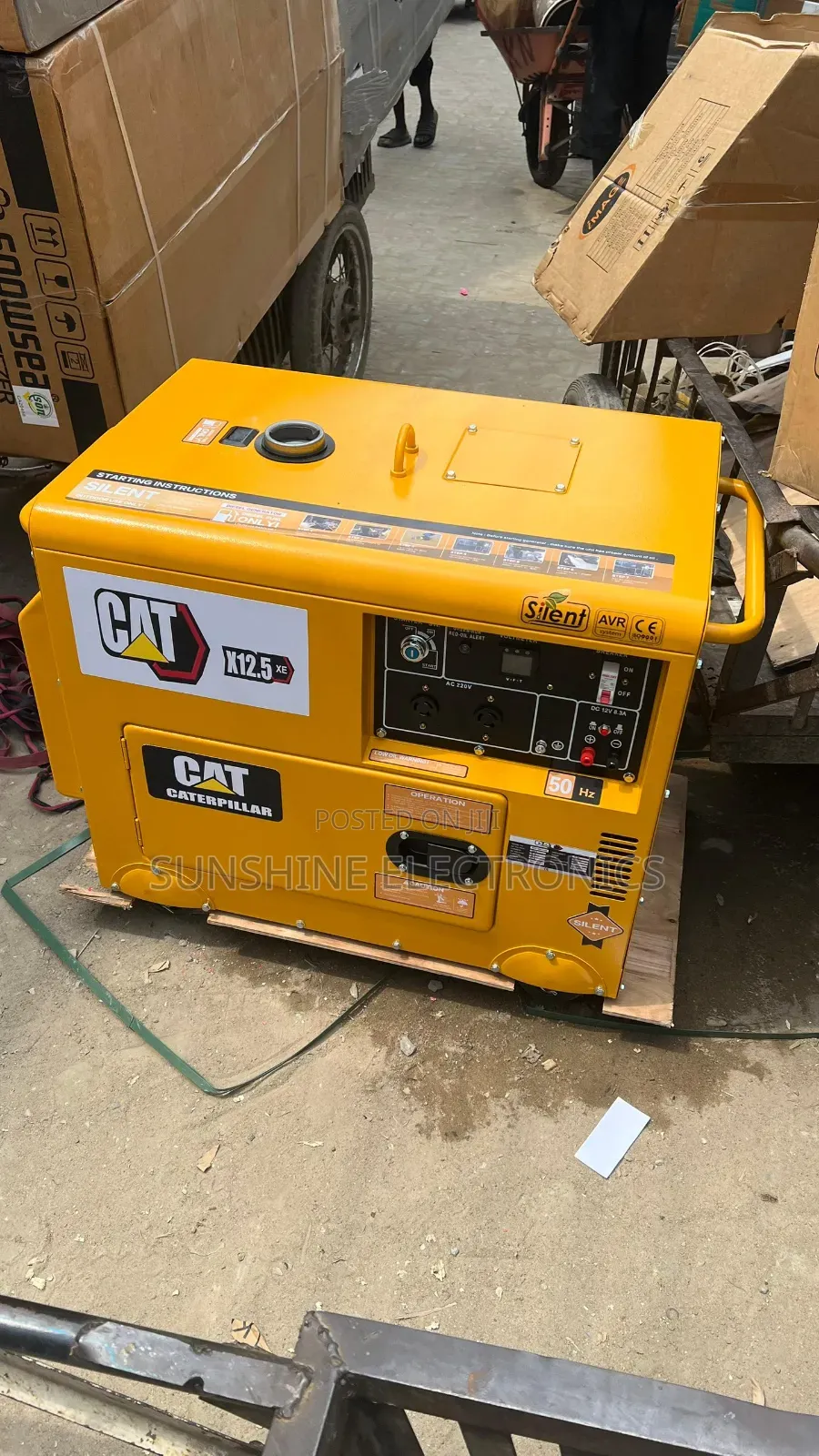 Cat 10kva Noiseless Soundproof Generator Diesel in Benin City ...