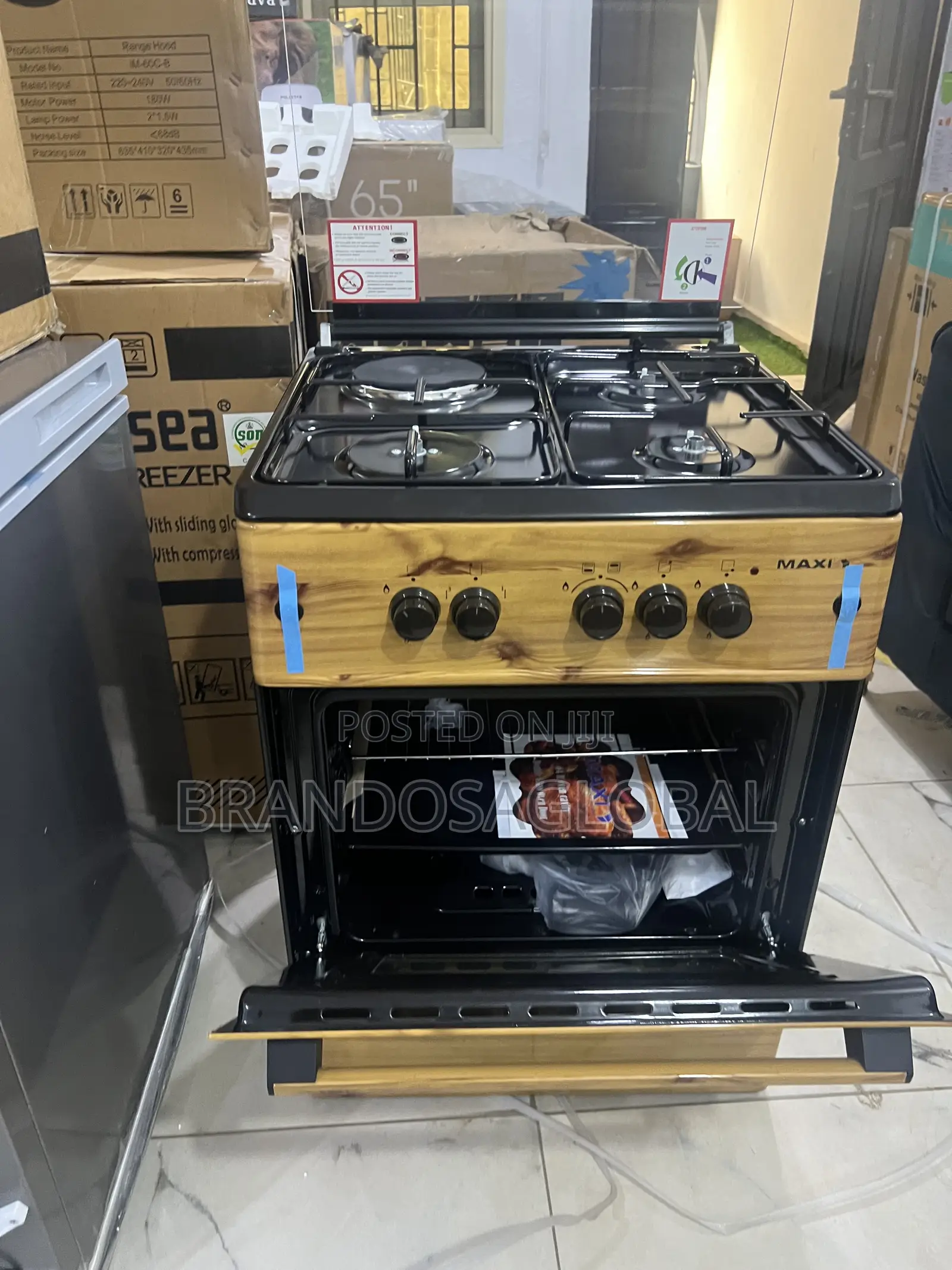 Maxi F6b31g2 3 Gas Burner + Electric Plate Cooker in Badagry - Kitchen ...