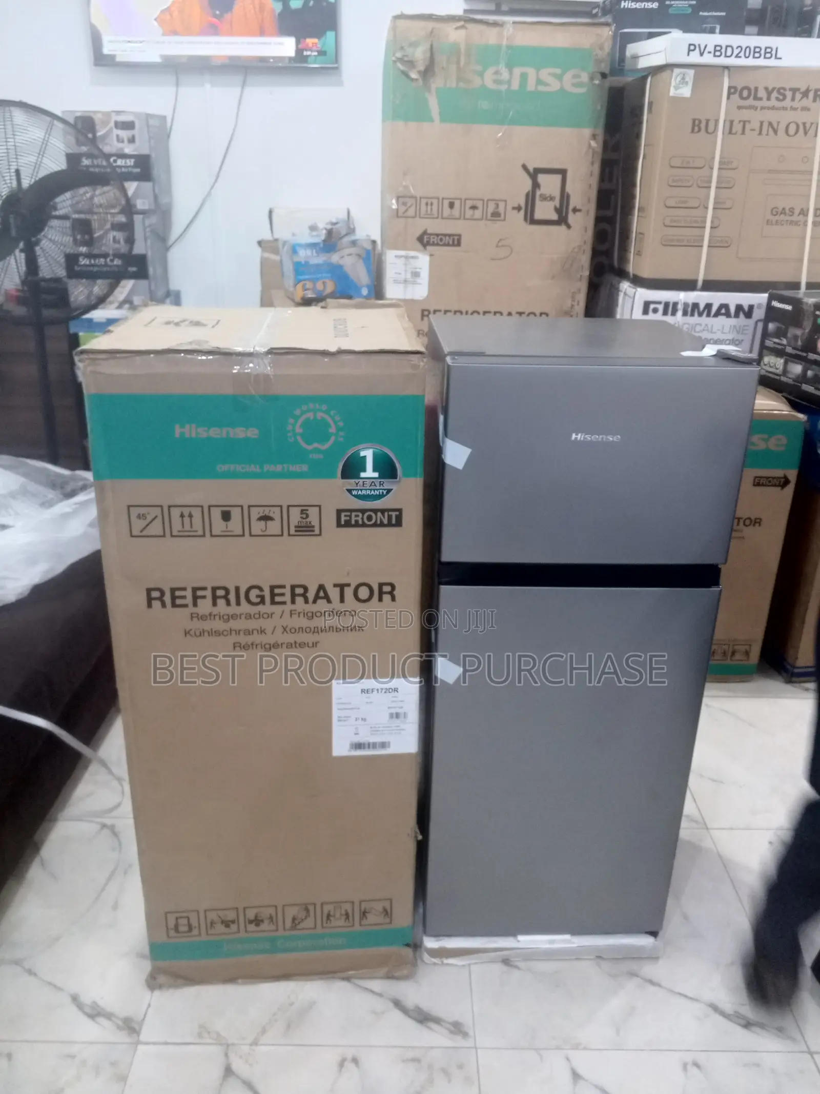 Neat Hisense 124l Double Door Fridge — Fast Freeze for sale - Best ...