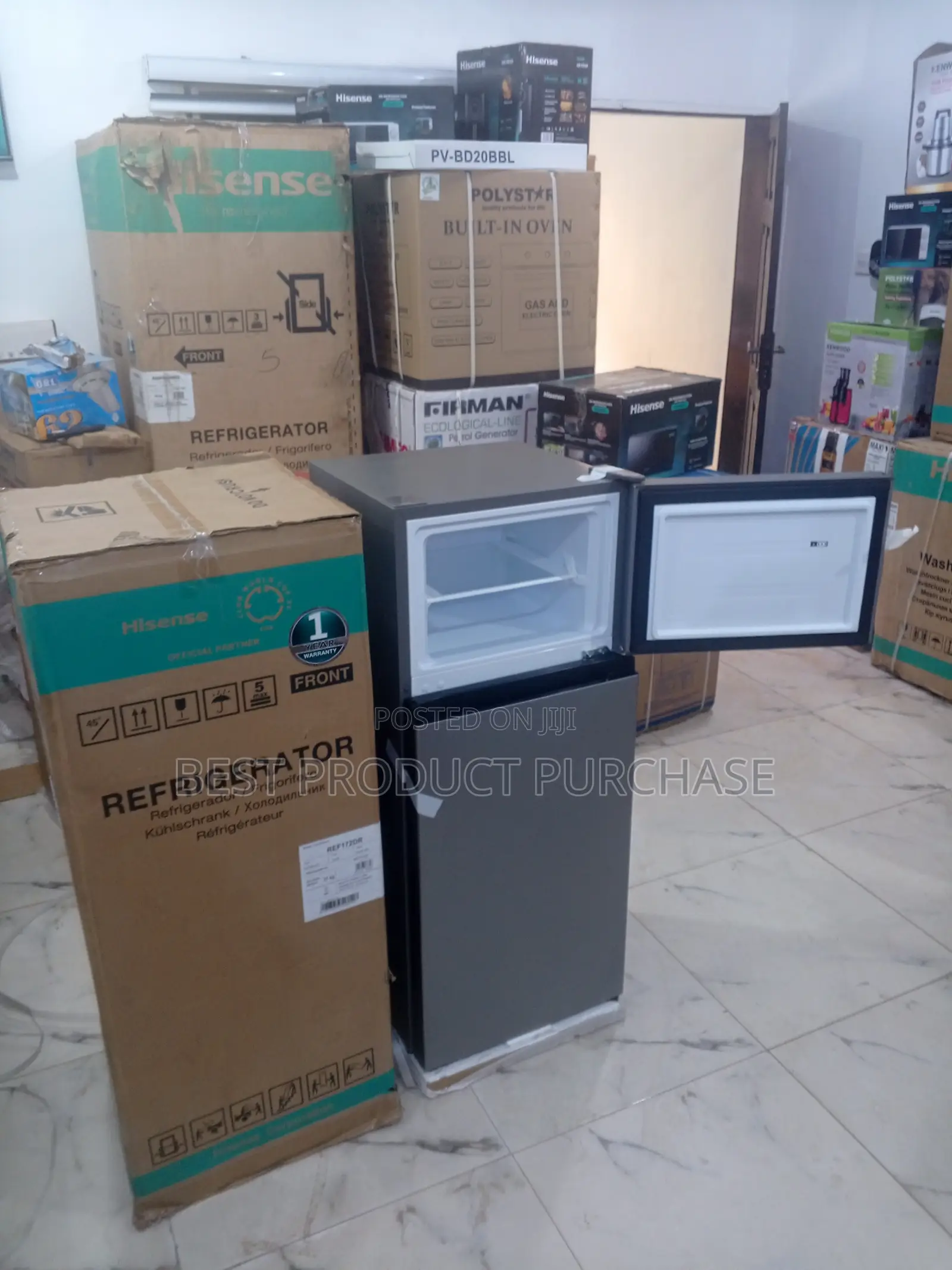 Hisense 172dr 124l Brand New Double Door Refrigerator in Egbe/Idimu ...