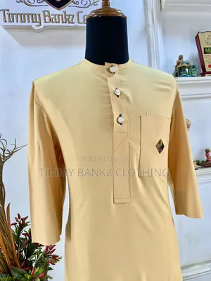 Men's Custard Yellow Kaftan/Senatorial Wear in Ikeja - Clothing ...