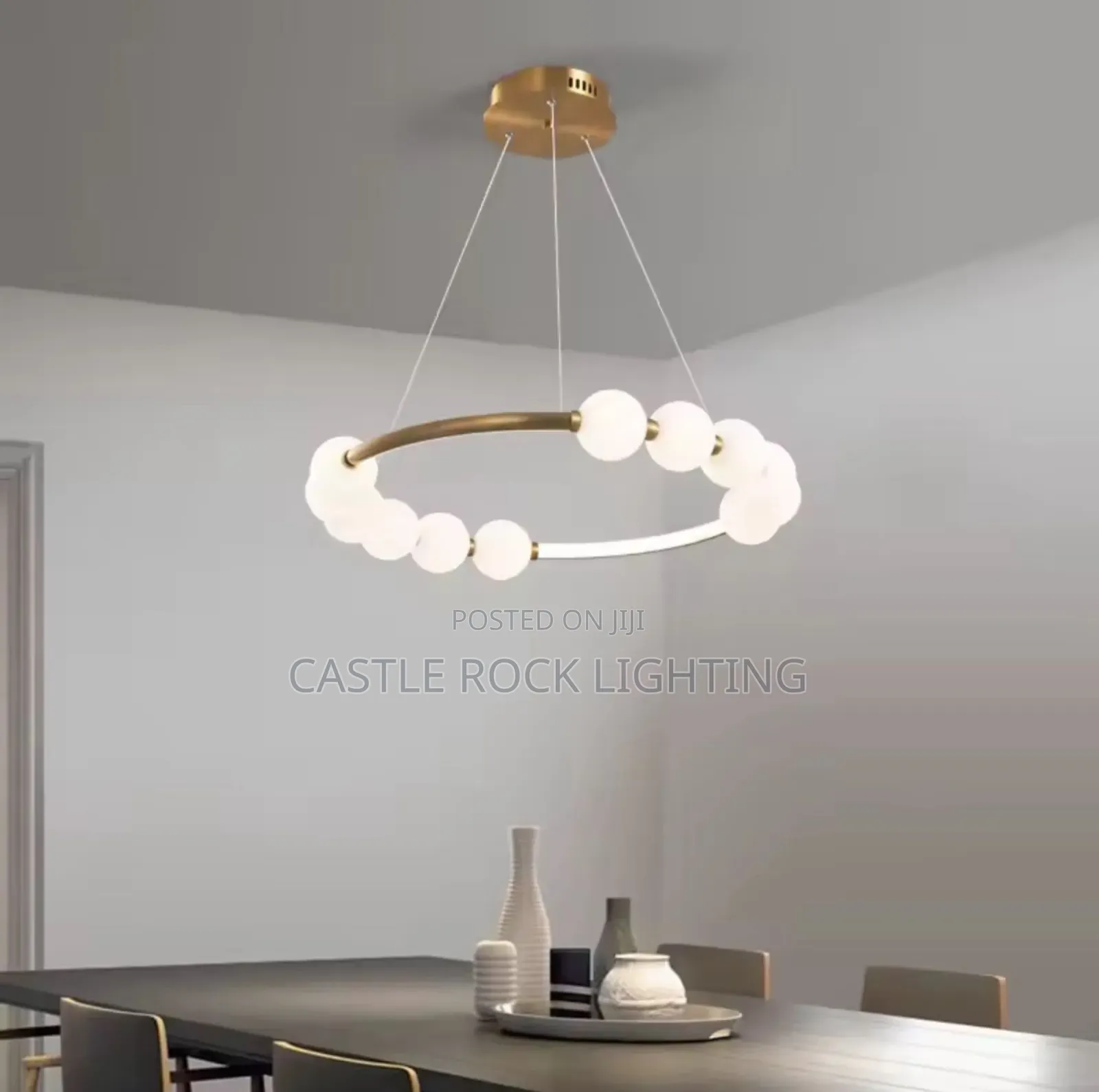 Nordic Roll Moulded Round Pendant Lamp in Ajah - Lighting, Chinenye ...