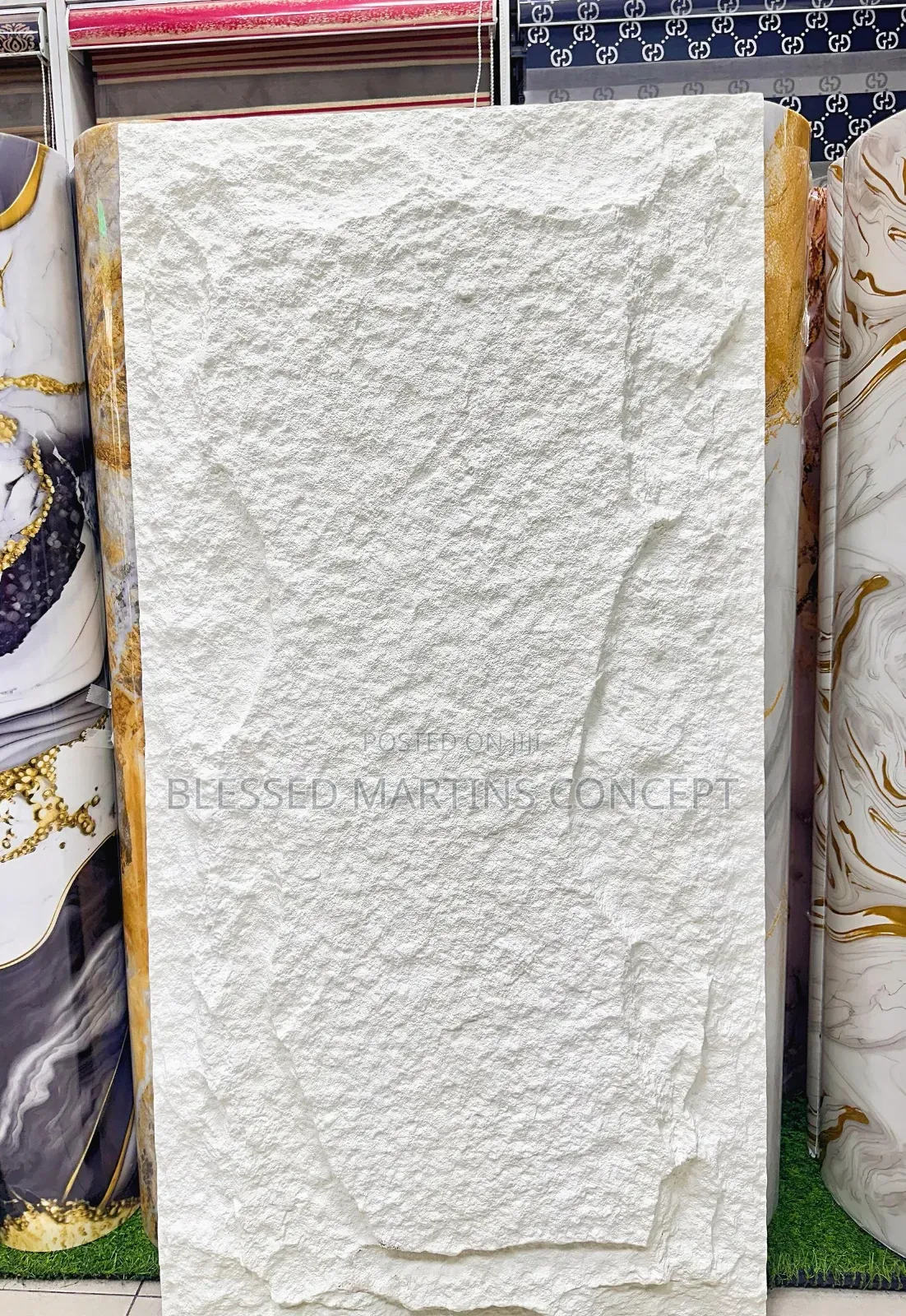 3d Pu Stone Panel, 40mm Thickness, Good for Tv Console and Walls in ...