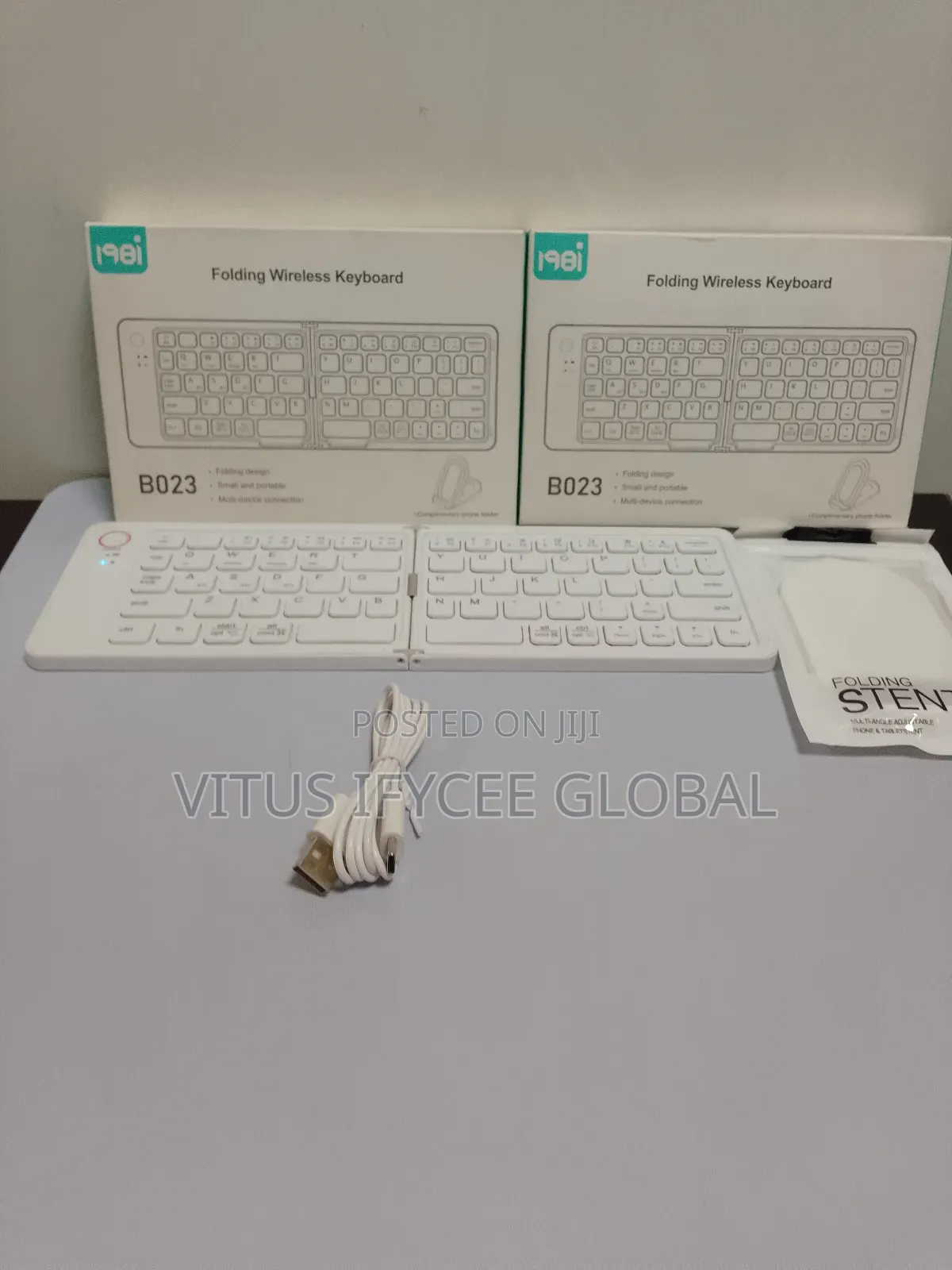 B023 Mini Rechargeable Foldable Bluetooth Keyboard in Wuse - Computer ...