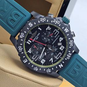 "Breitling-inspired Rubber Watch - Classic Style, Battery Powered" in ...
