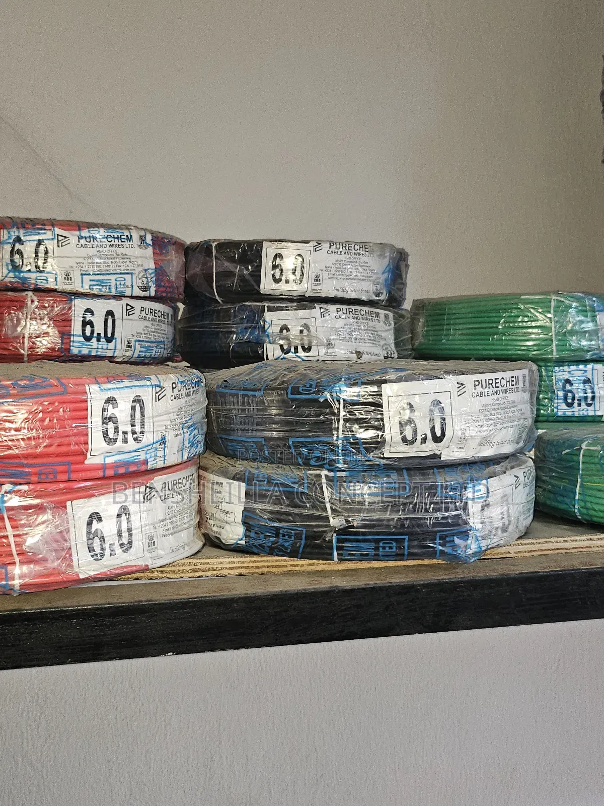 6.0mm PVC Single Core Copper Cable – Heavy-Load Certified in Ojo ...