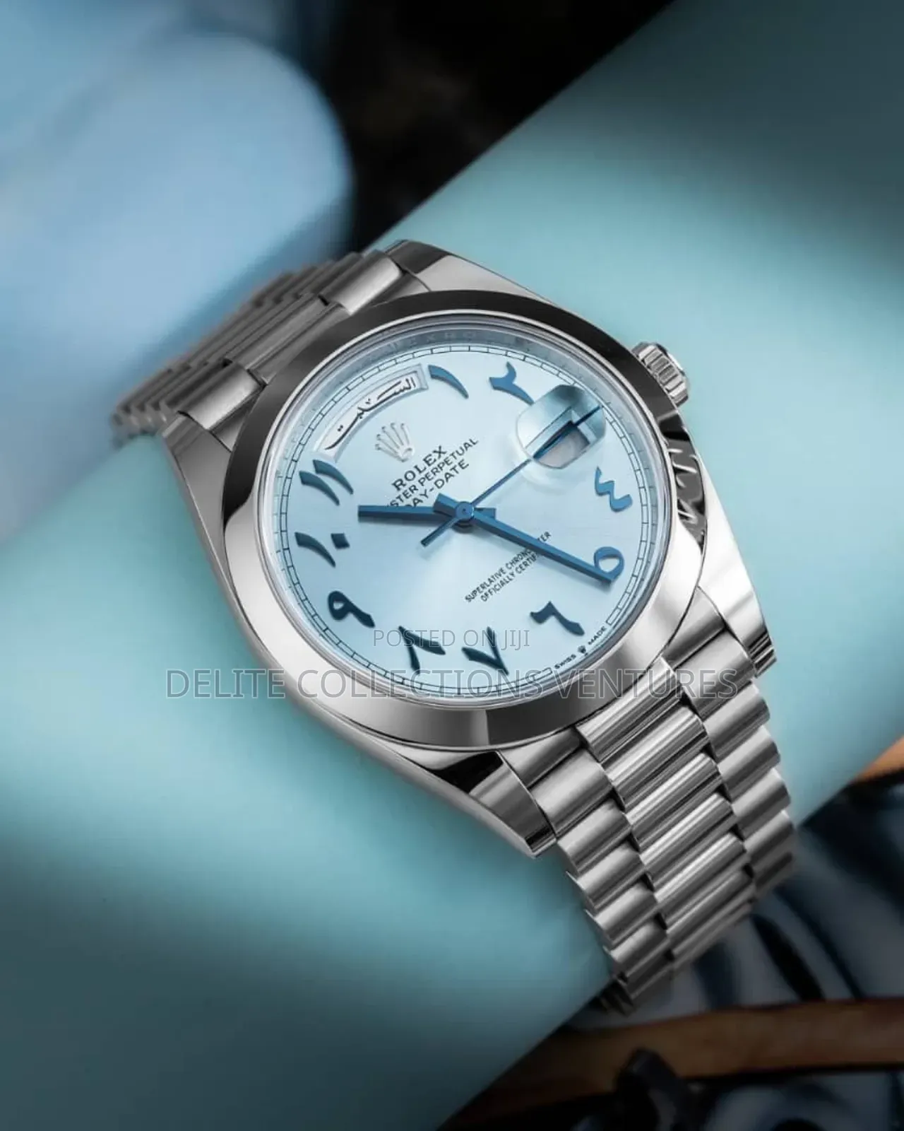 Rolex Day-Date 40 - Ice Blue Arabic Dial - 228206 - 2017. in Lagos ...