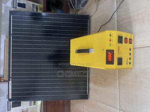 Qasa Solar Power Generator Unit Connected to a 100watts Solar Panel for ...