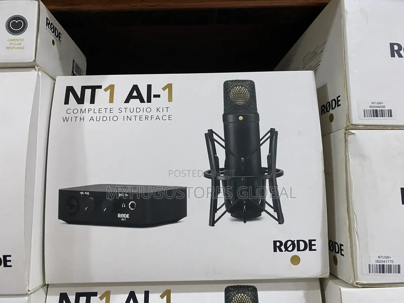 Rode Complete Studio Kit With Ai-1 Audio Interface, Nt1 Microphone in ...