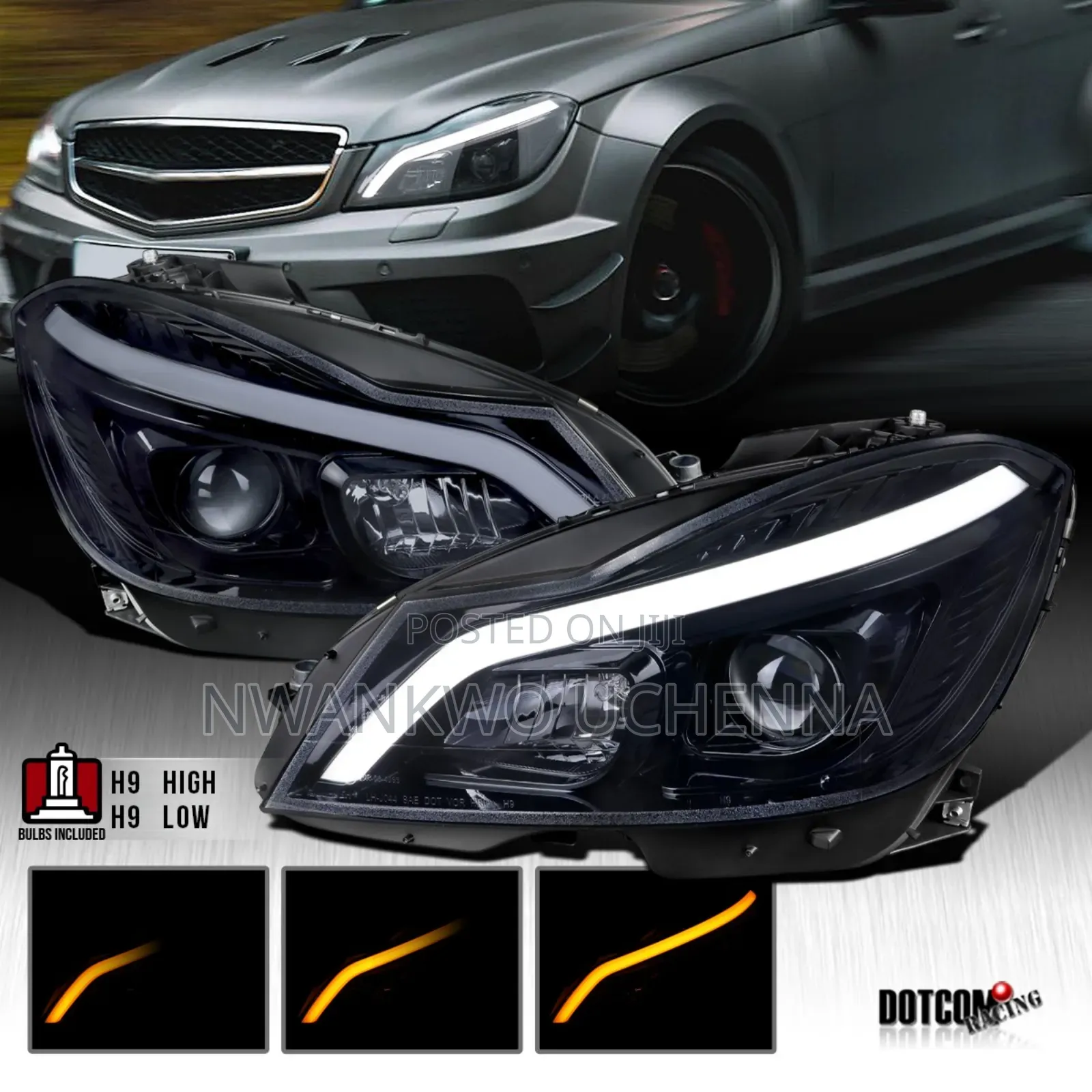 Headlamp Yahoo Led C300 2014 in Mushin - Vehicle Parts & Accessories, Nwankwo Uchenna | Jiji.ng