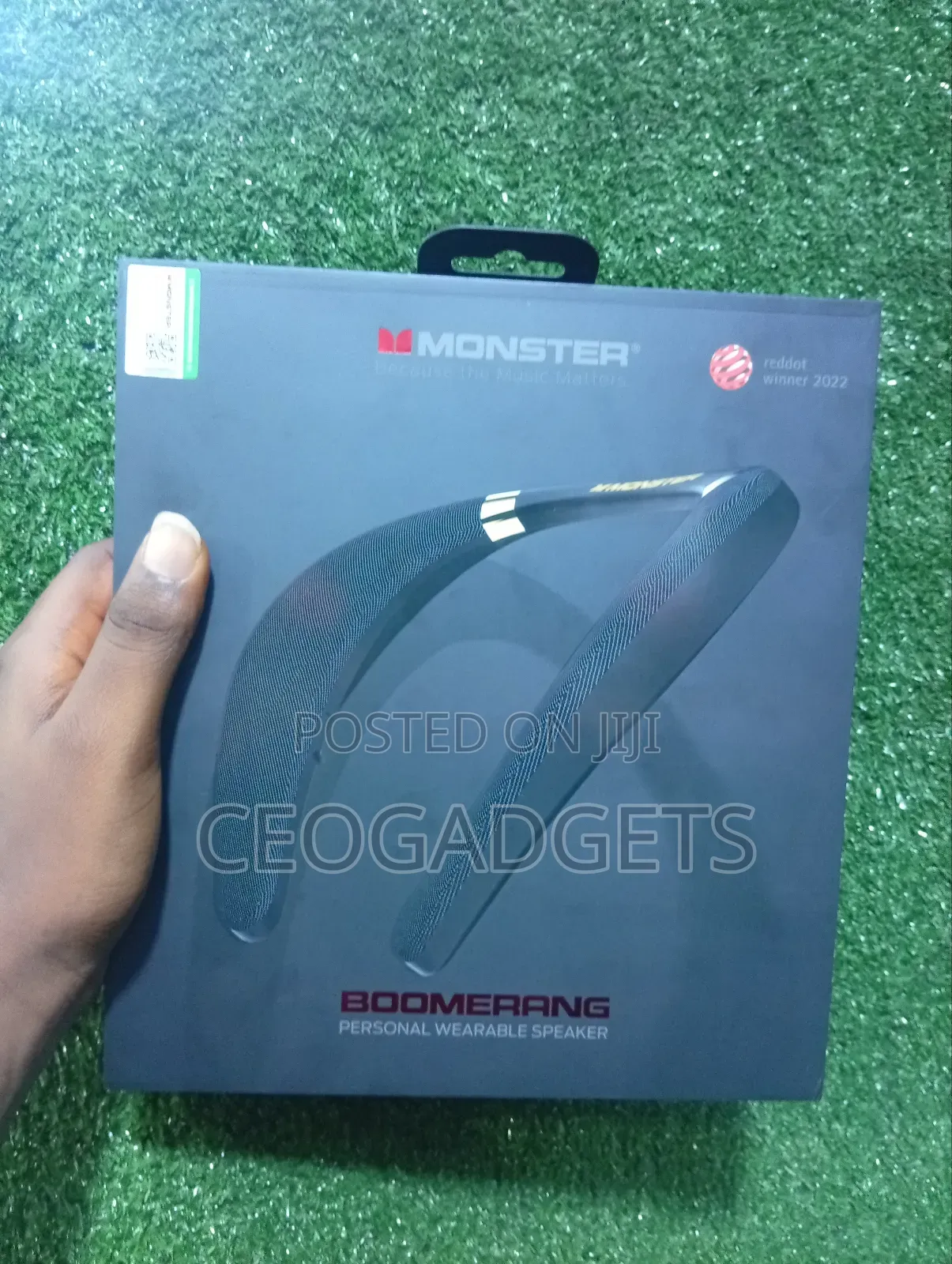 Monster Boomerang Neck Band Bluetooth Speaker Sound Neckband Speaker in ...
