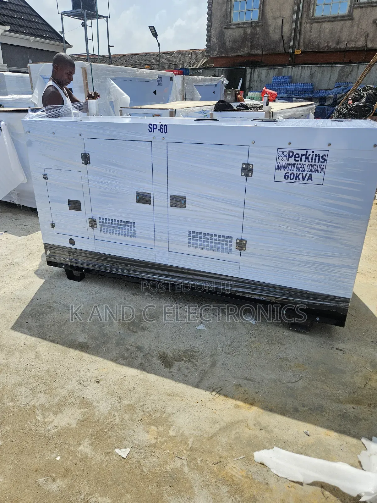 Perkins 60kva Diesel Soundproof Generator Available in Ibadan - Electrical Equipment, K And C ...