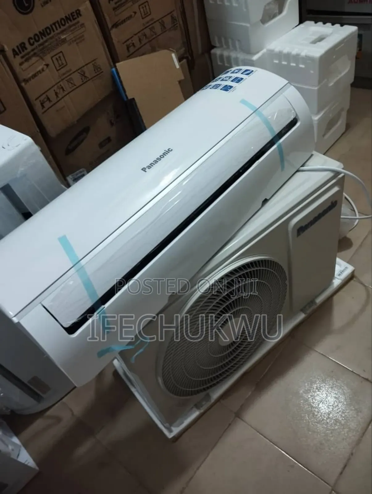 Panasonic 1.5 Hp R410a Made in Malaysia Air Conditioner Split Unit in ...