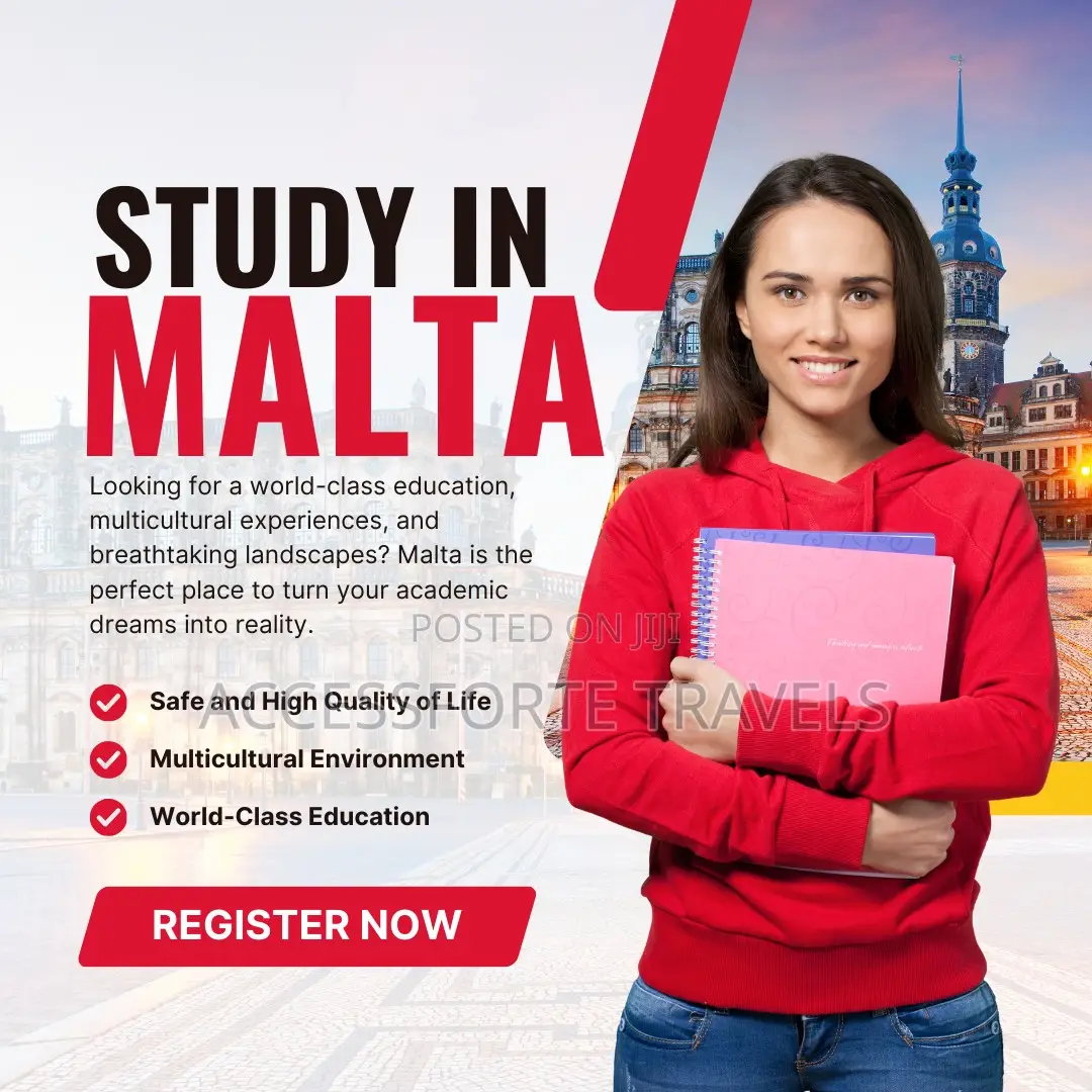 Malta Study Visa in Ikeja - Travel Agents & Tours, Accessforte Travels | Jiji.ng