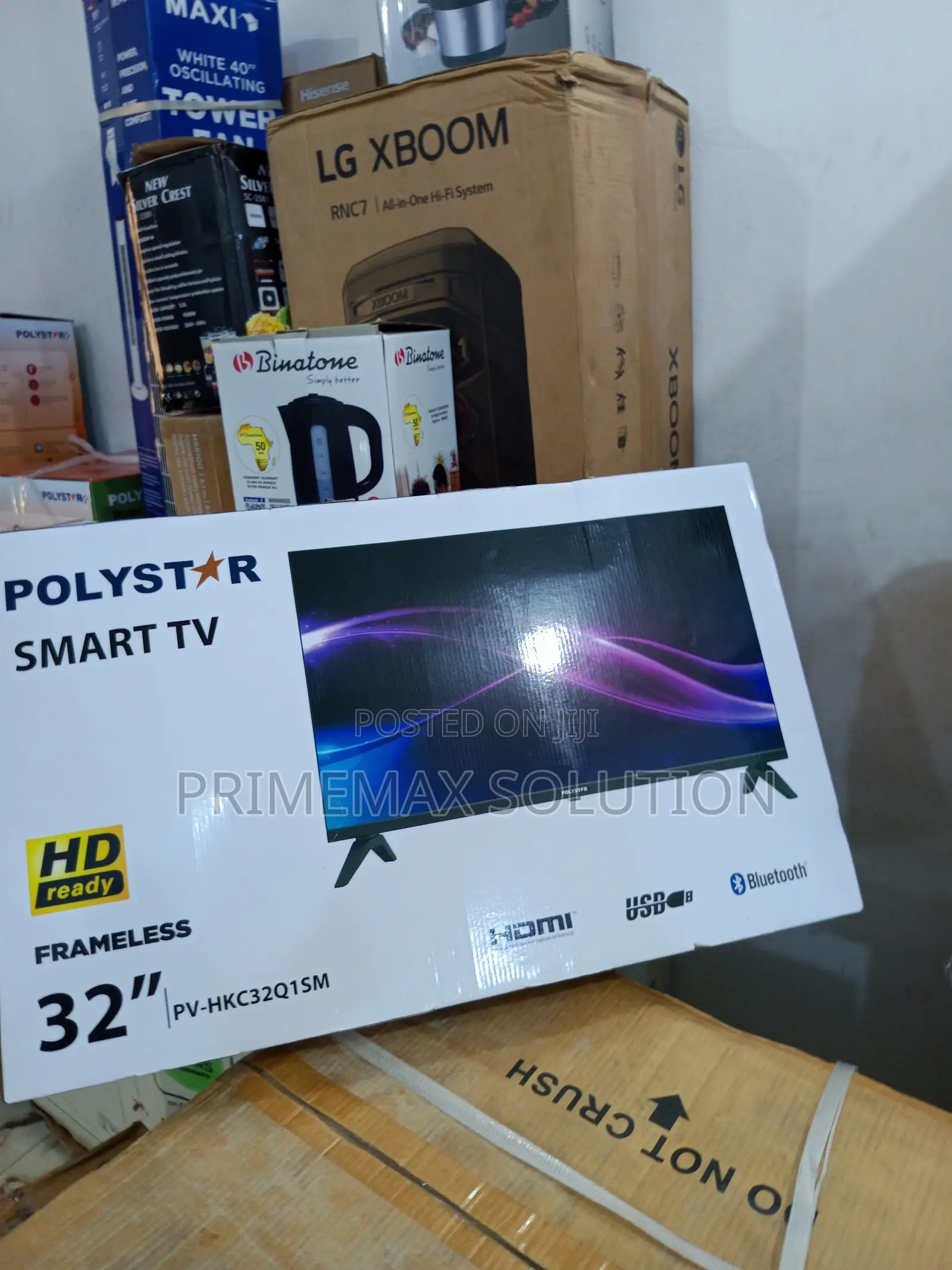 Polystar 32-Inch Smart Led Tv + in-Built Satellite Receiver in Eko ...