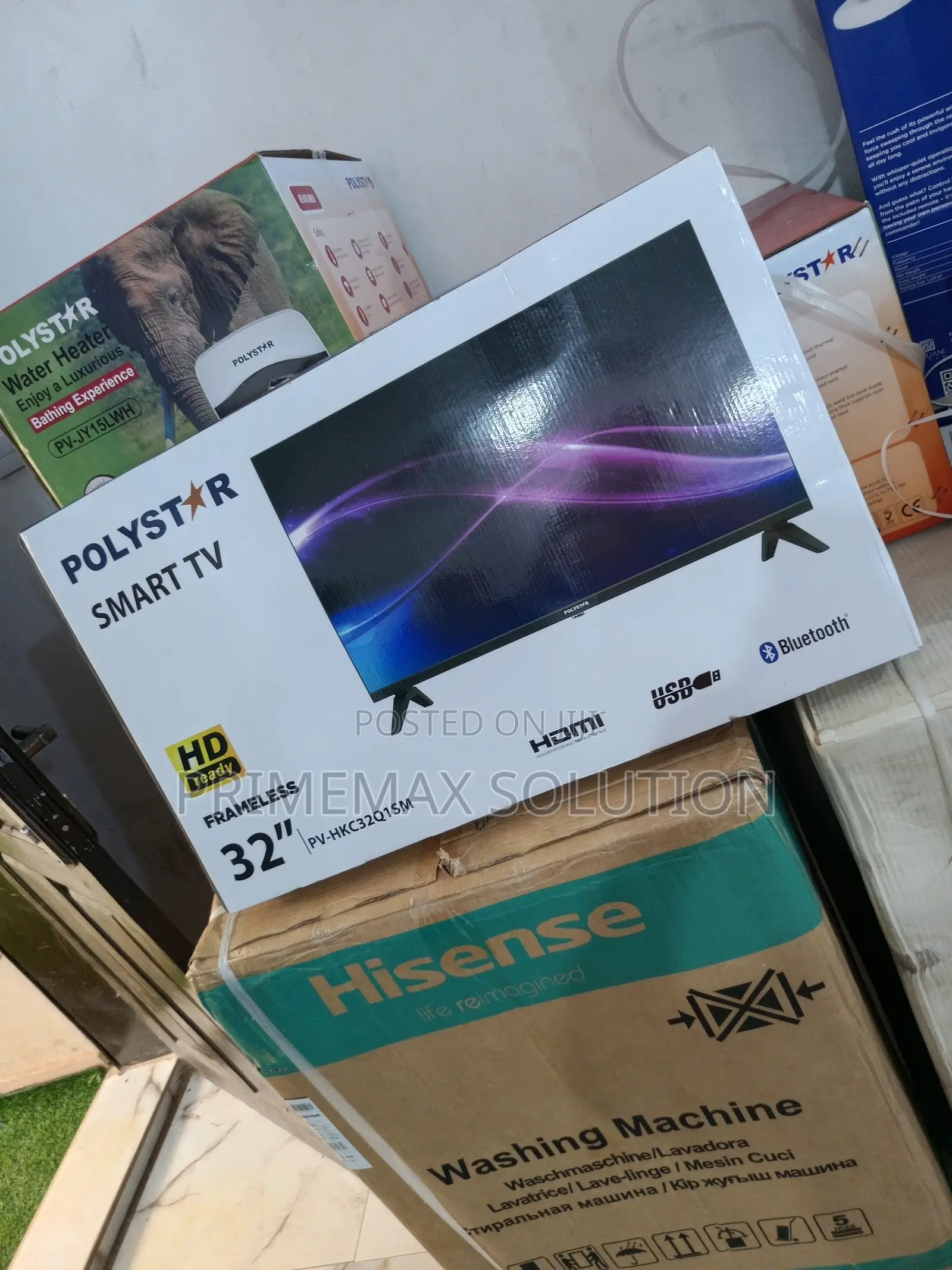 Polystar 32" Hd Smart Tv With Built-in Wifi Lan Port in Oshodi - TV ...